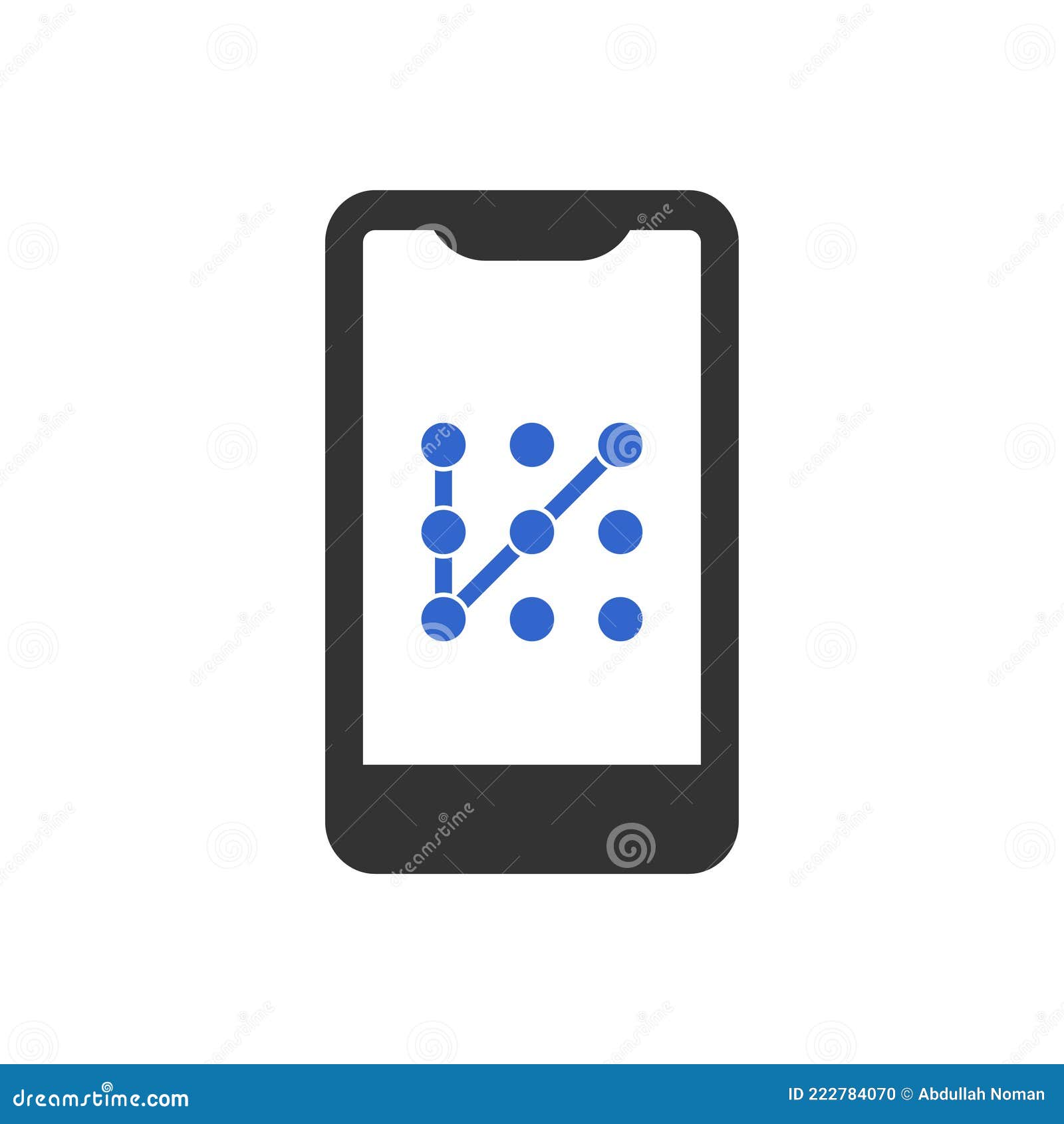 Mobile pattern icon design stock vector. Illustration of keyhole ...