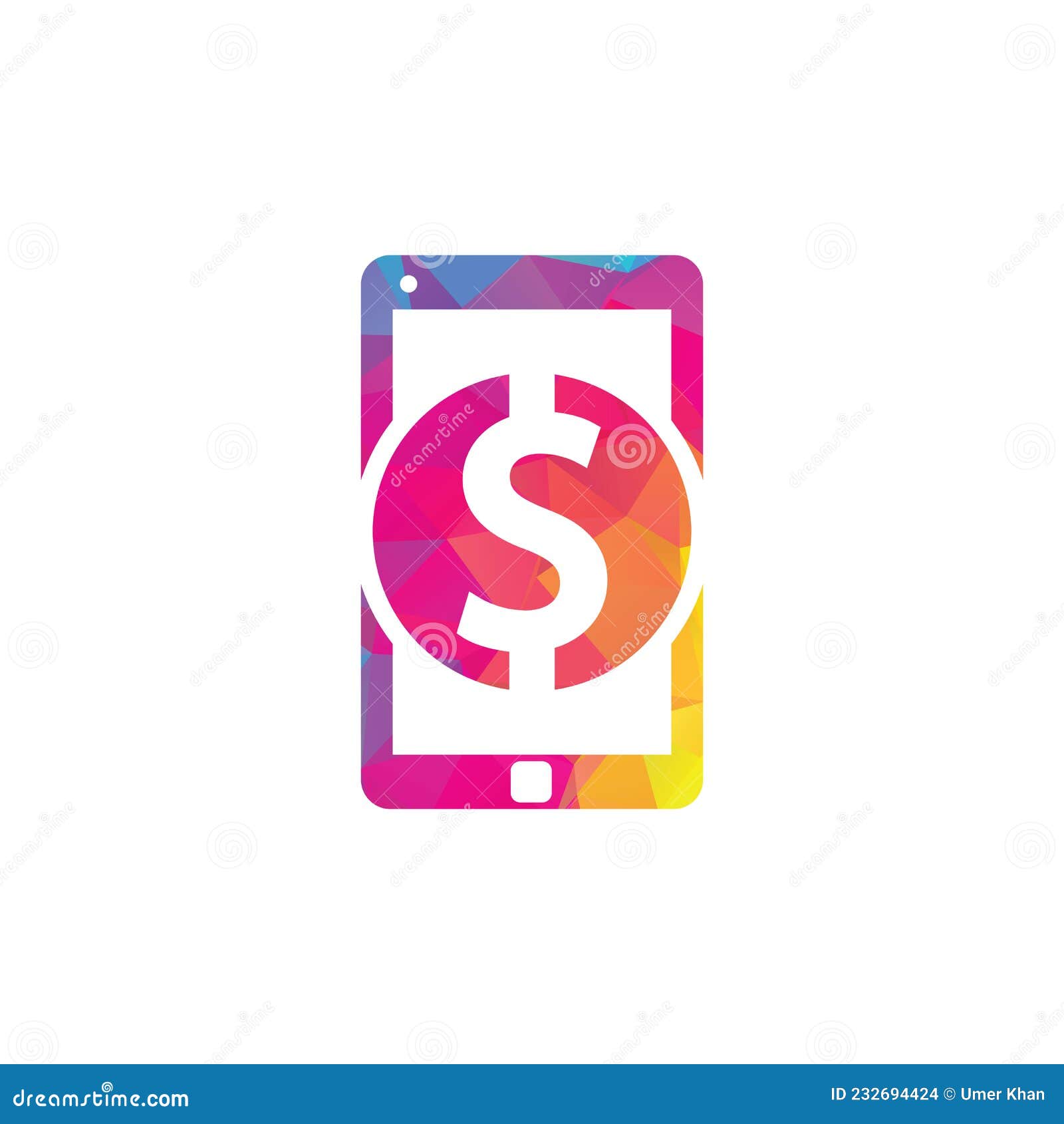 Mobile Pay Logo Template Design. Stock Vector - Illustration of ...