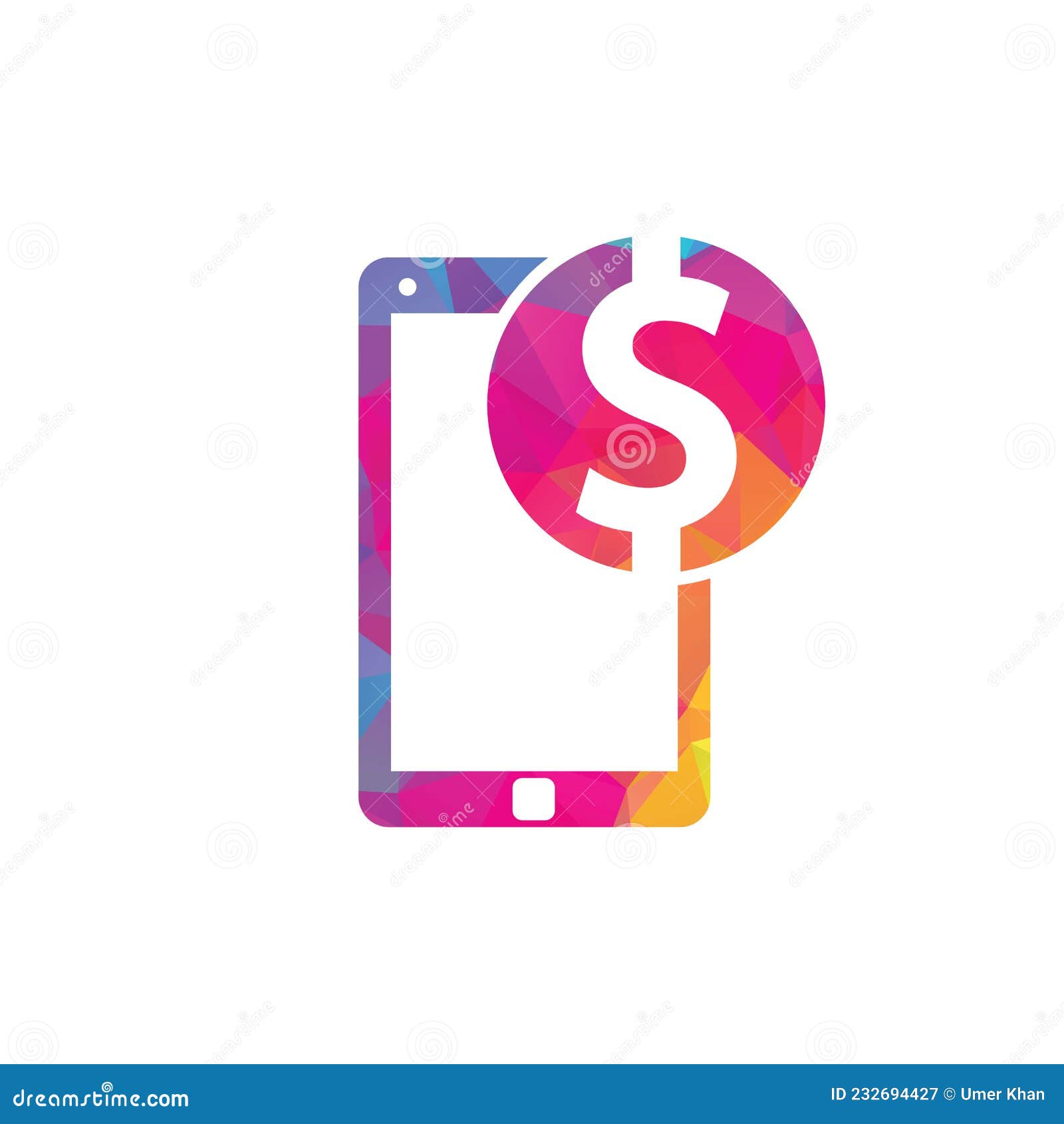 Mobile Pay Logo Template Design. Stock Vector - Illustration of ...