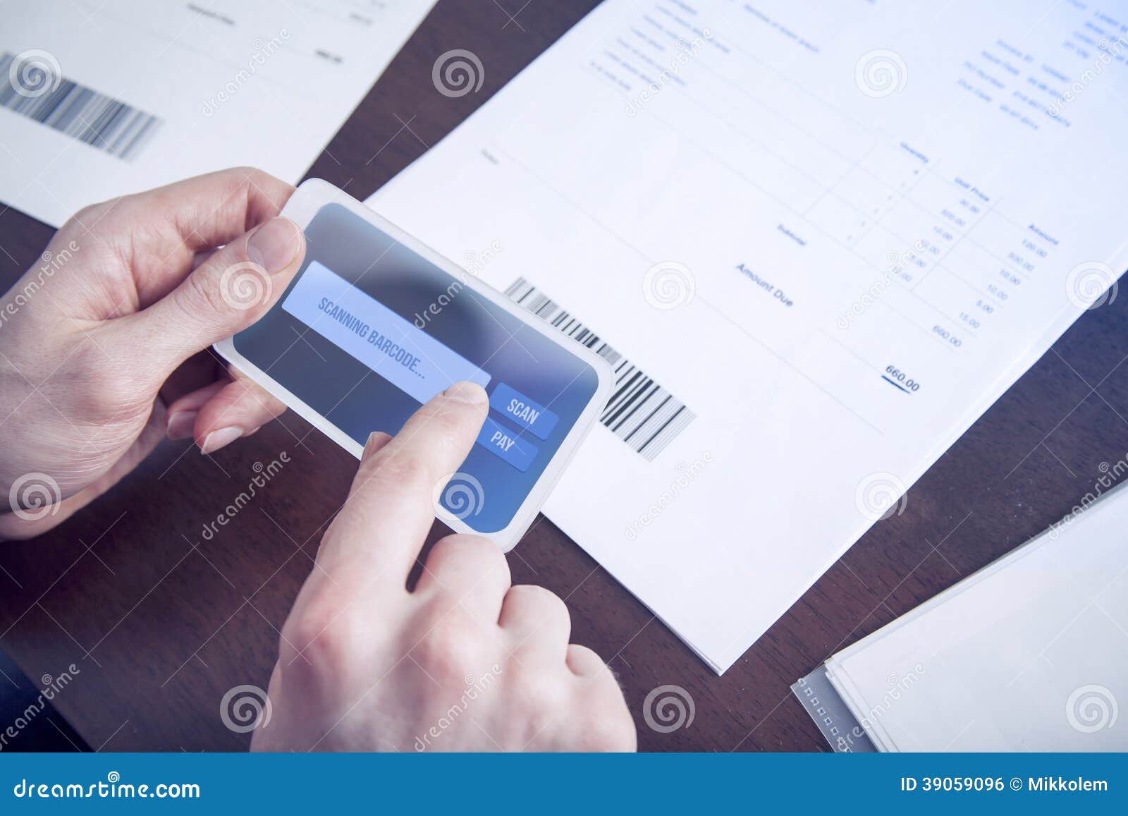 Mobile payment stock photo. Image of touchscreen, bill - 39059096