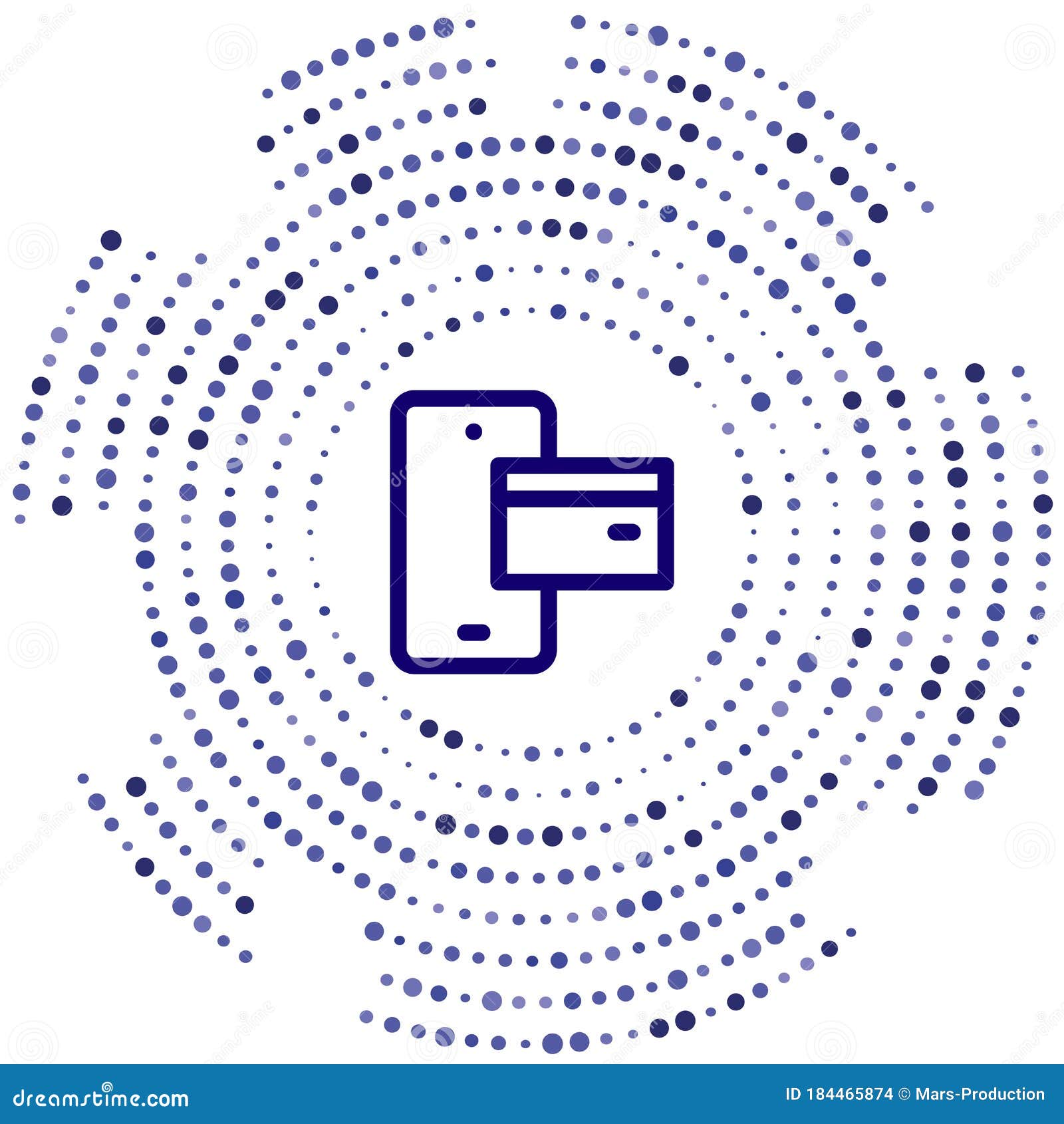 Mobile Payment Vector Icon. Mobile Payment Editable Stroke Stock Vector - Illustration of ...