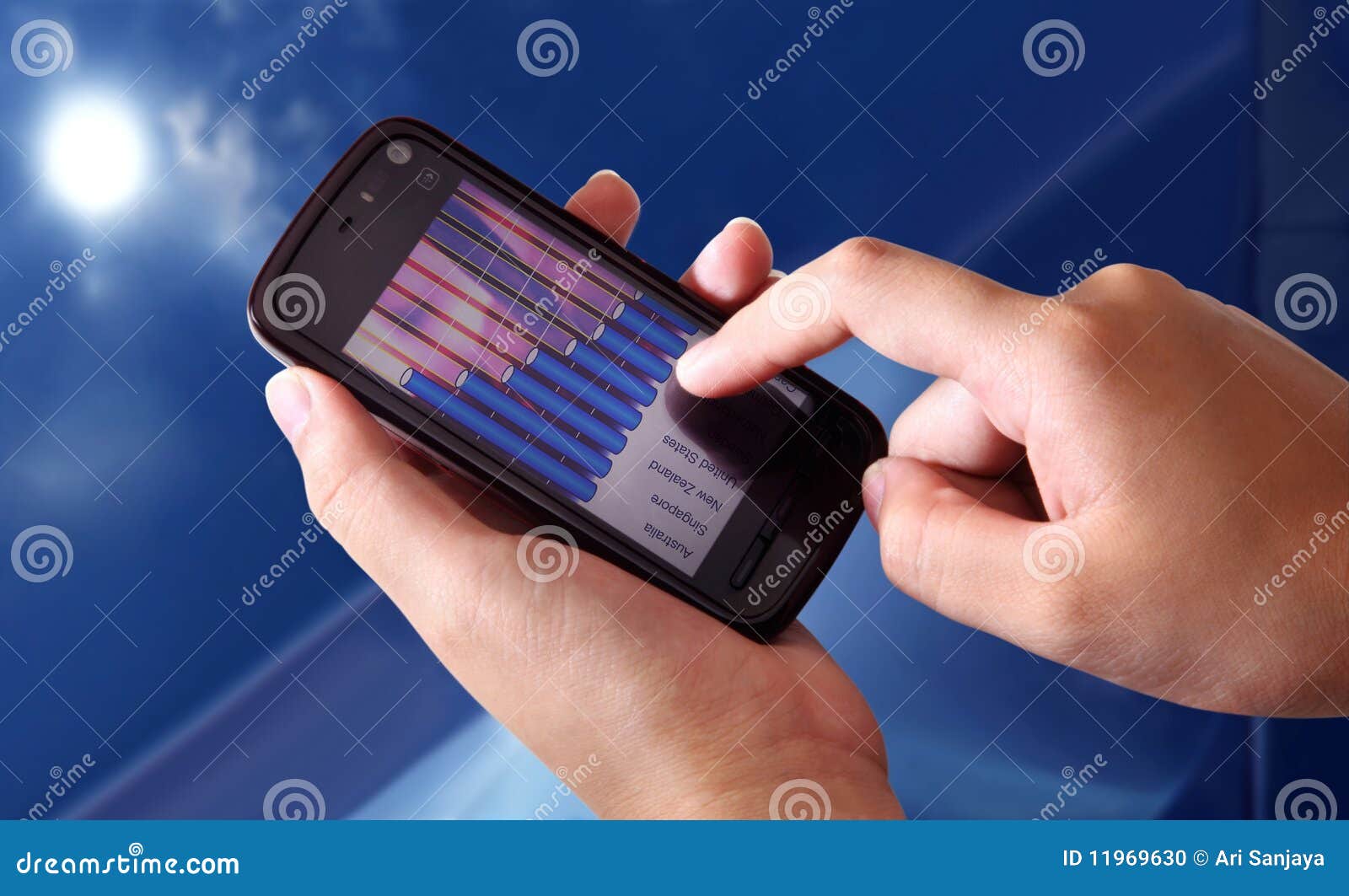 Mobile phone stock photo. Image of video, remote, slim - 11969630