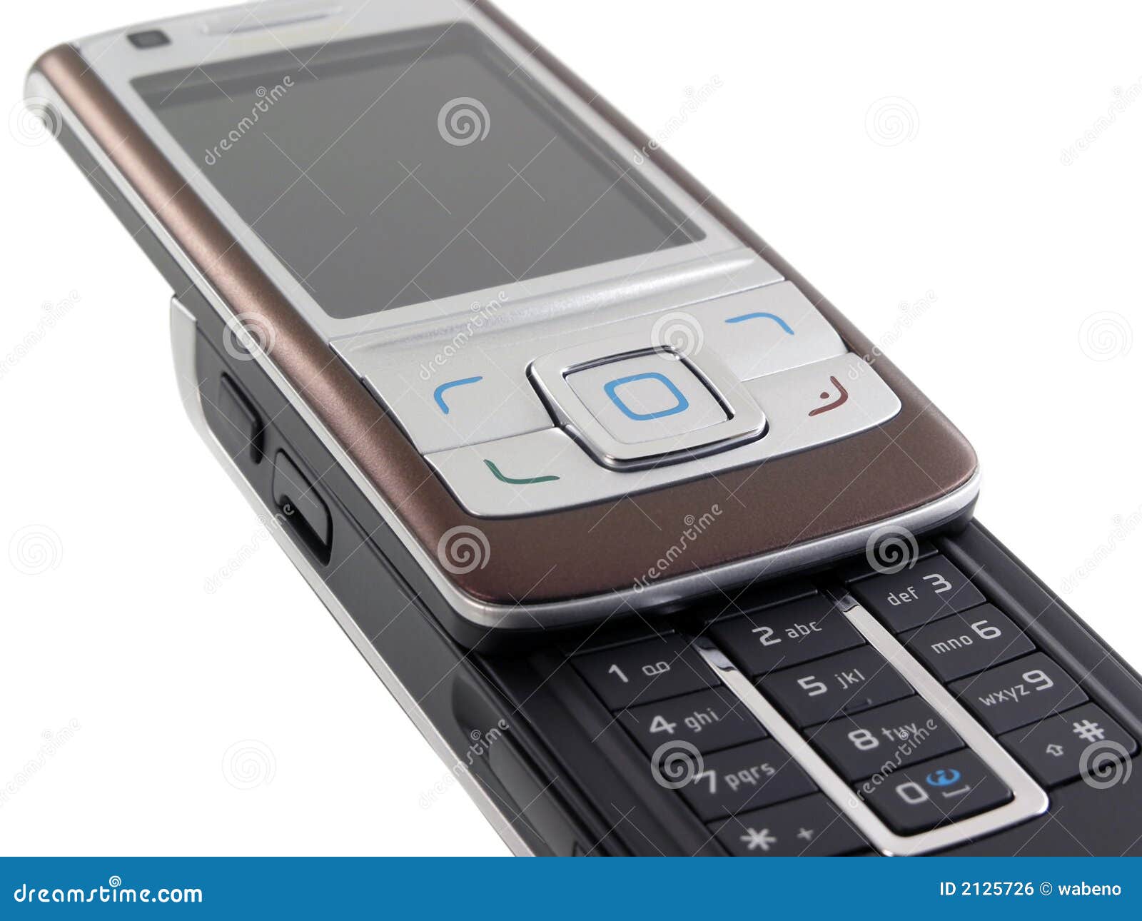 Mobile phone stock photo. Image of display, isolated, cellular - 2125726