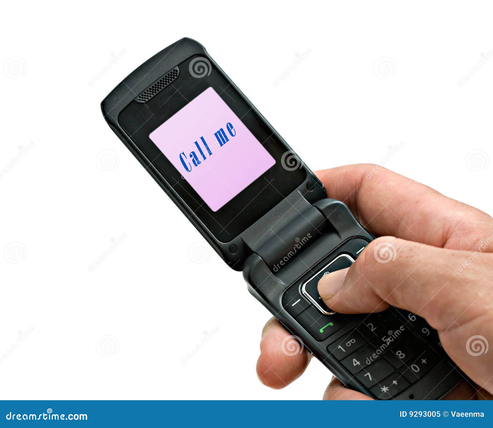 Mobile phone with stock image. Image of button, black - 9293005