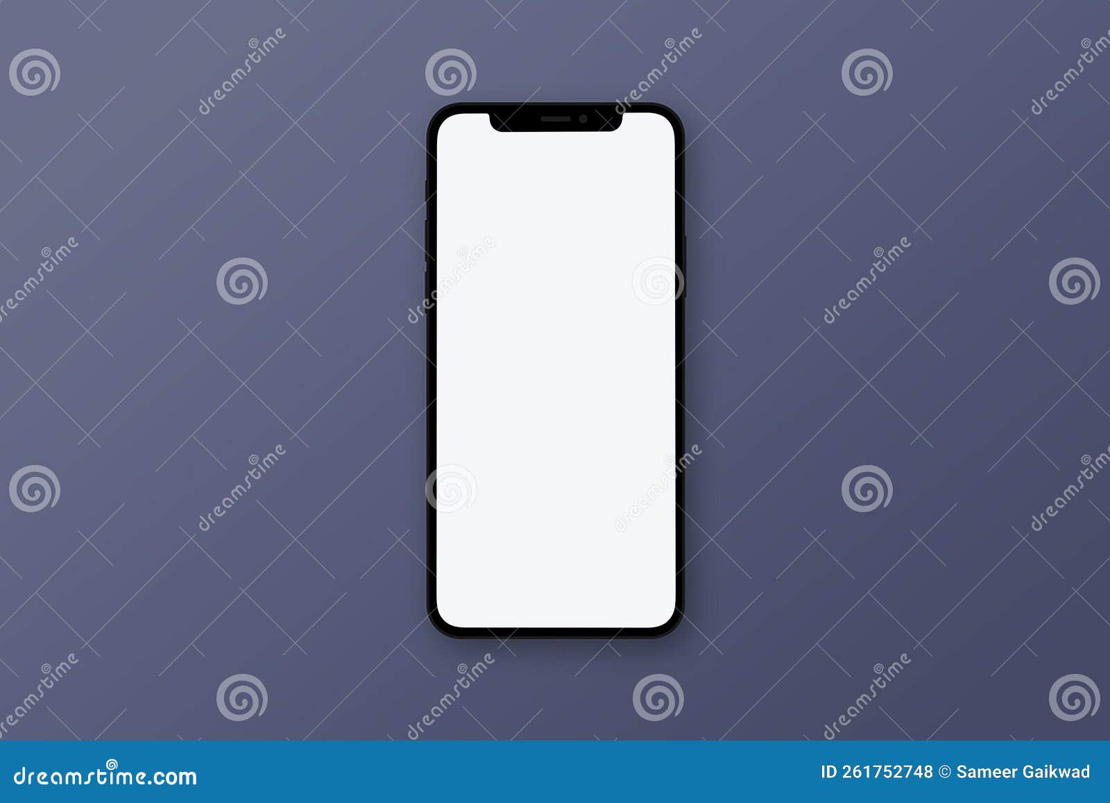 Mobile Phone Application Processing Screenshot Mockup Stock Photo ...