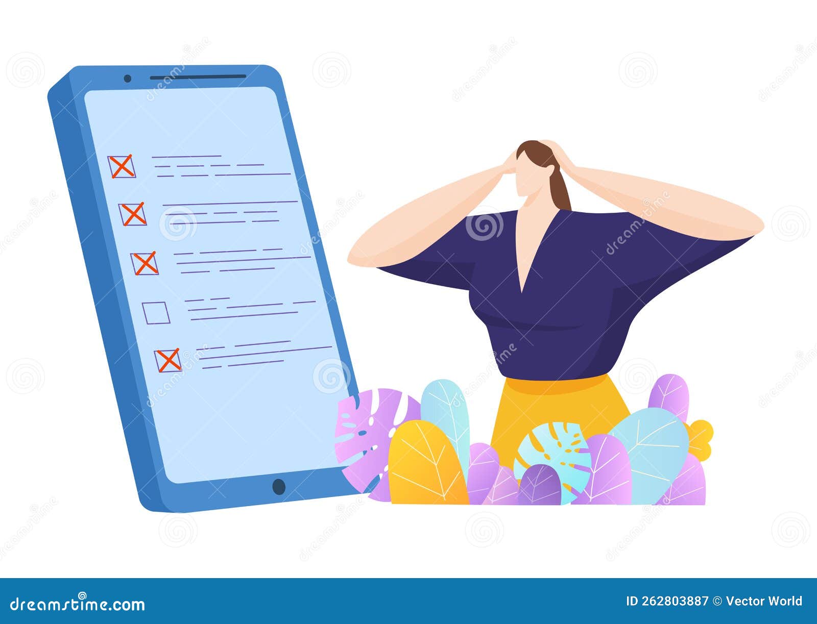 Mobile Phone Application To Do List, Failed Schedule Plan Smartphone ...