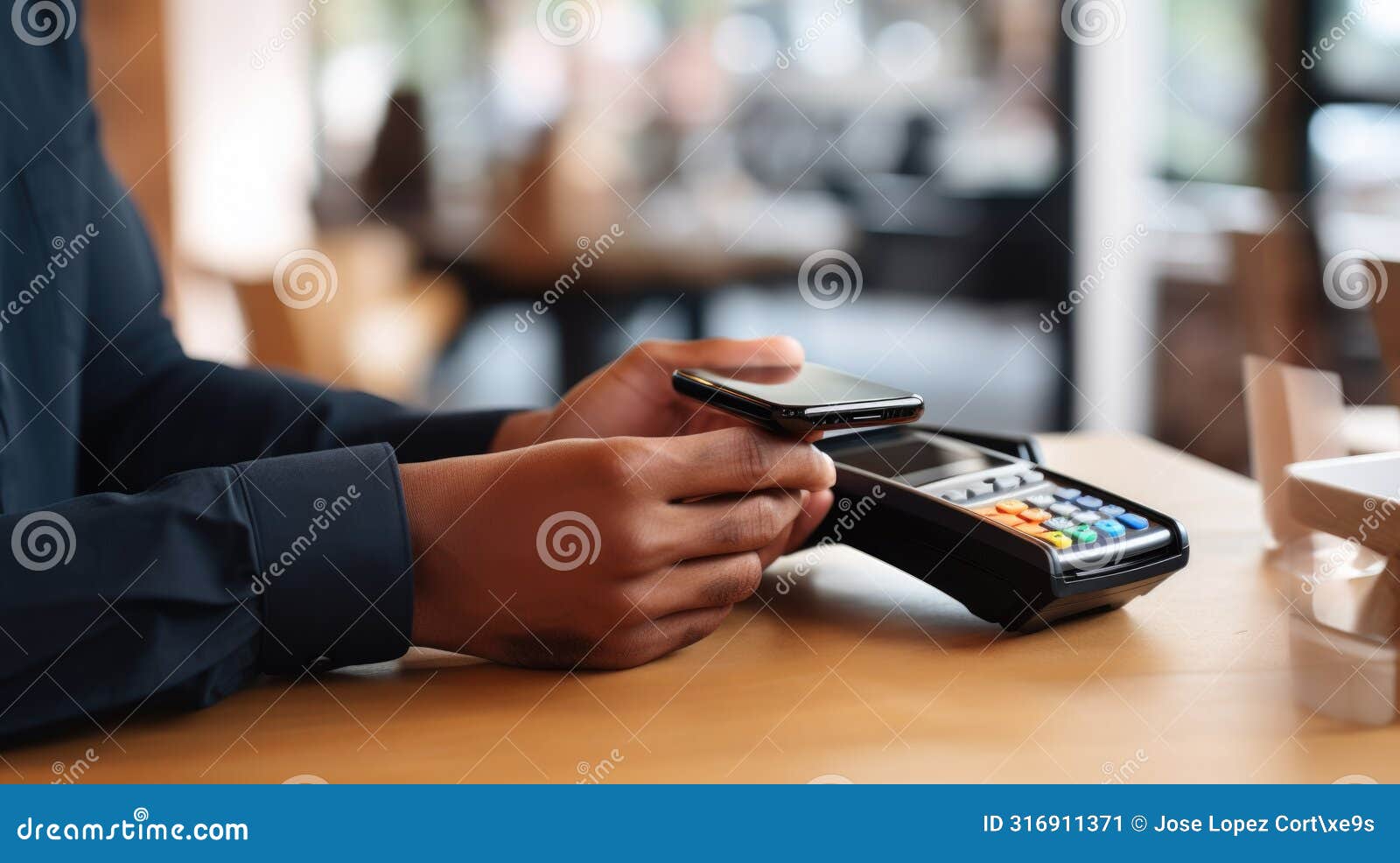 Mobile Phone As a Payment Method Stock Illustration - Illustration of ...