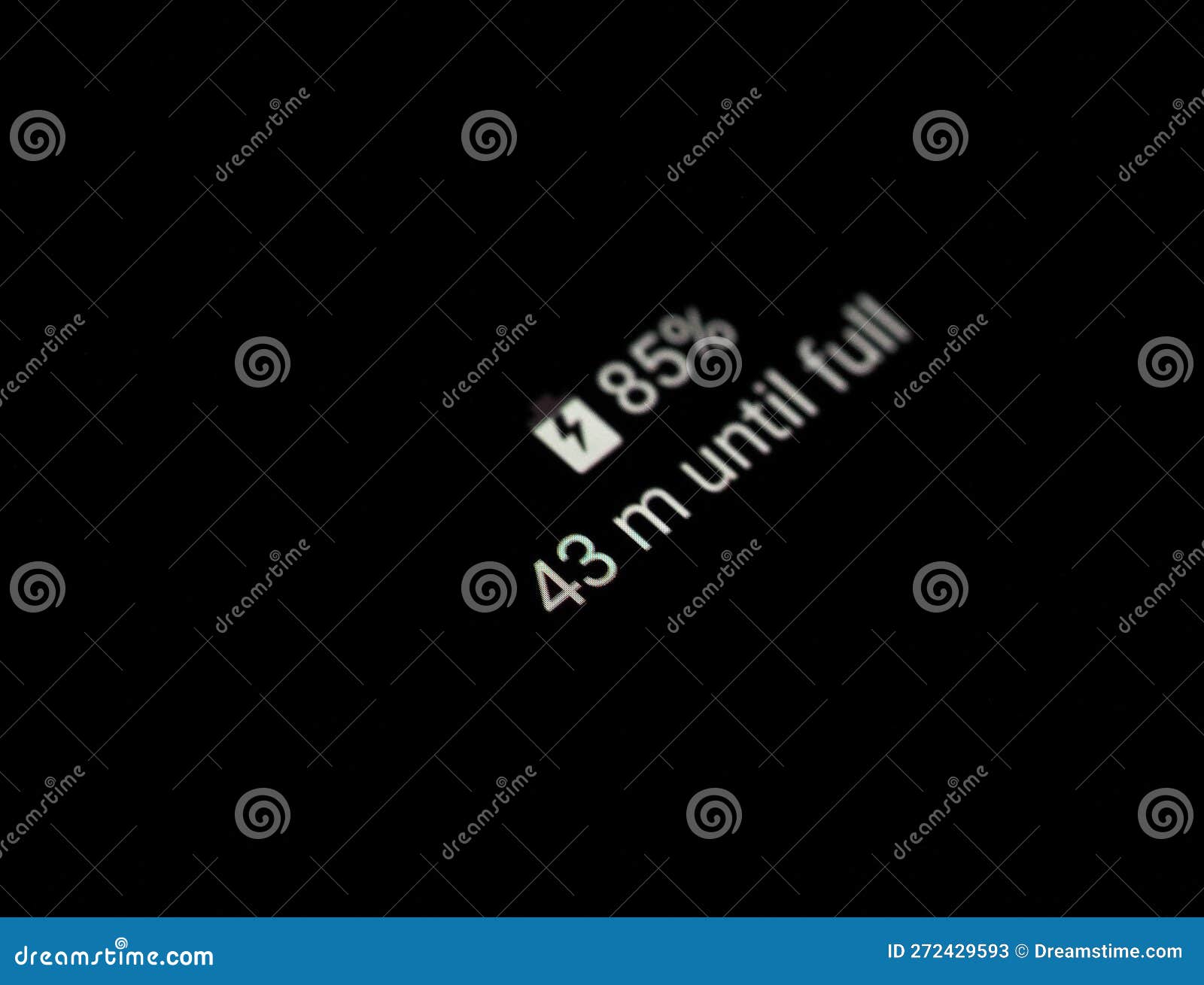 Mobile Phone Battery Charging Stock Image - Image of smartphone ...