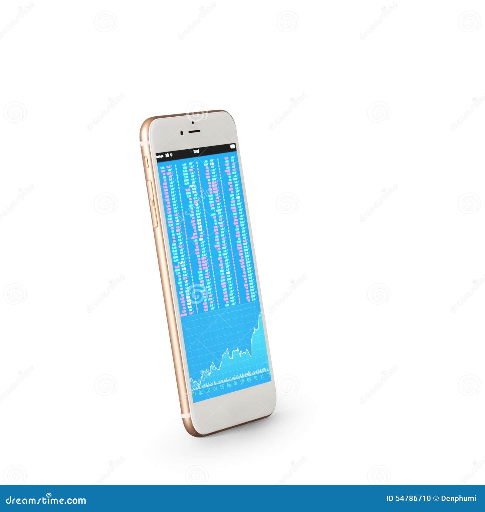 Mobile Phone with Blank Screen Stock Photo - Image of blank, isolated ...