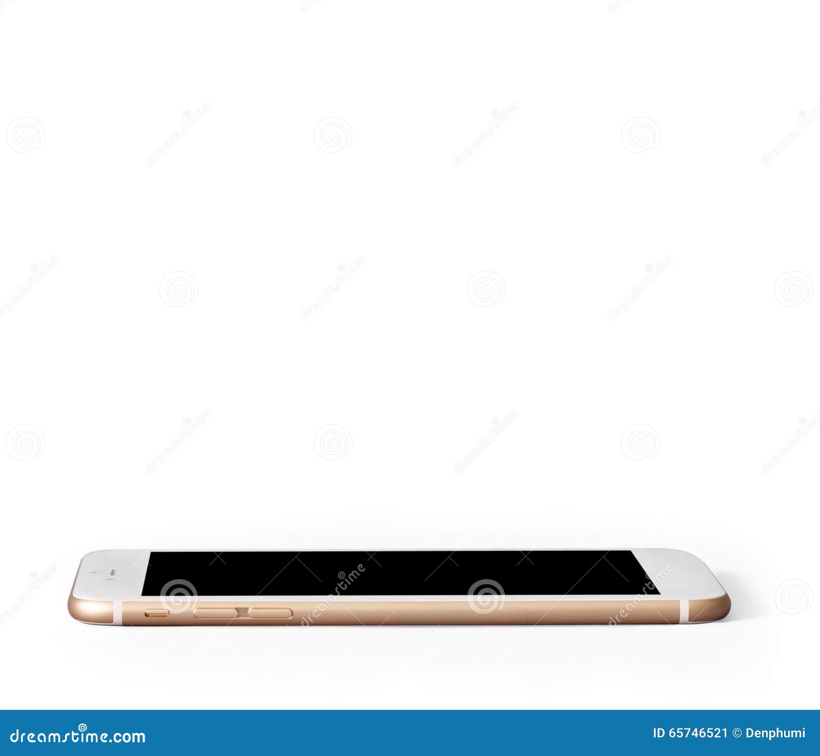 Mobile Phone with Blank Screen Stock Illustration - Illustration of ...