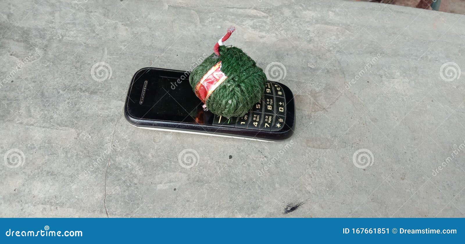 Mobile phone with bomb stock image. Image of momb, great - 167661851