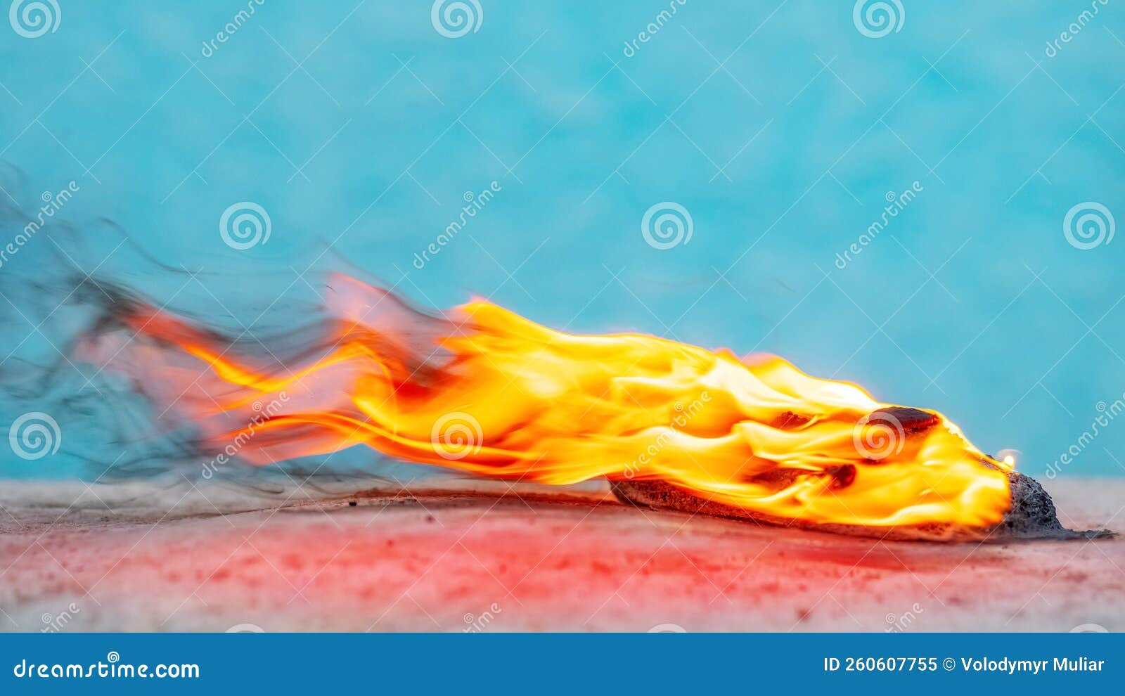 A Mobile Phone is Burning in a Strong Flame Stock Image - Image of ...