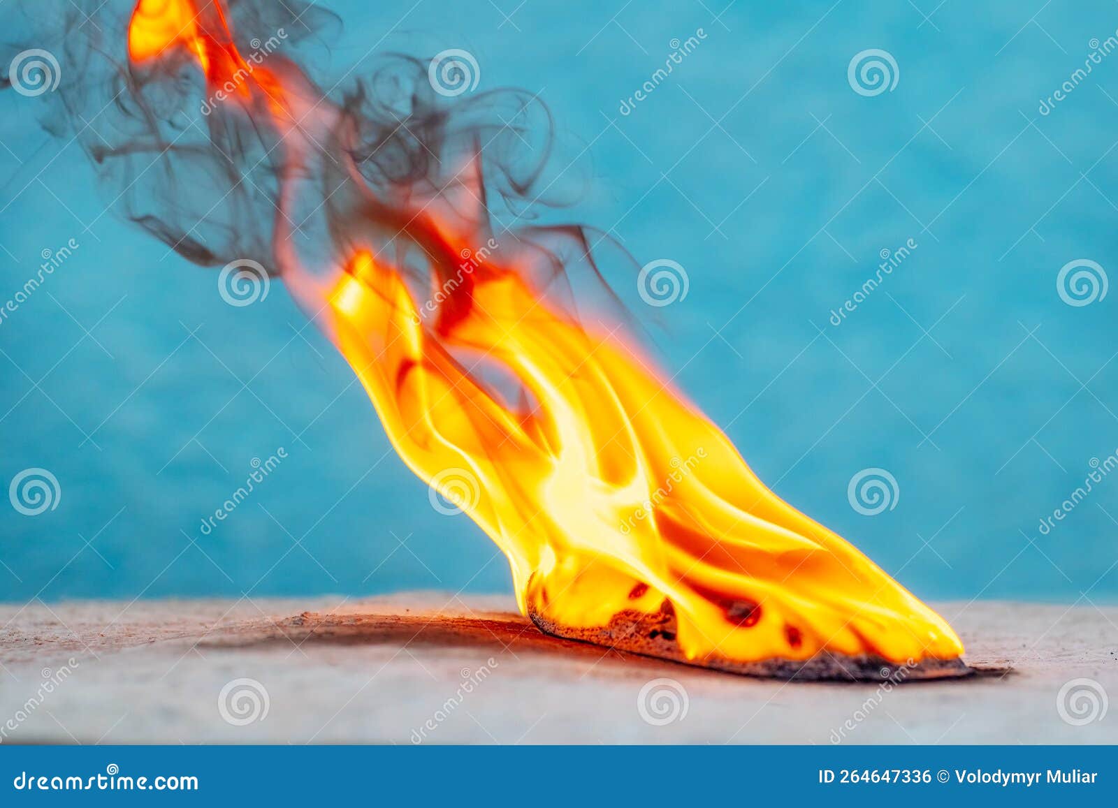 A Mobile Phone is Burning in a Strong Flame Stock Photo - Image of ...