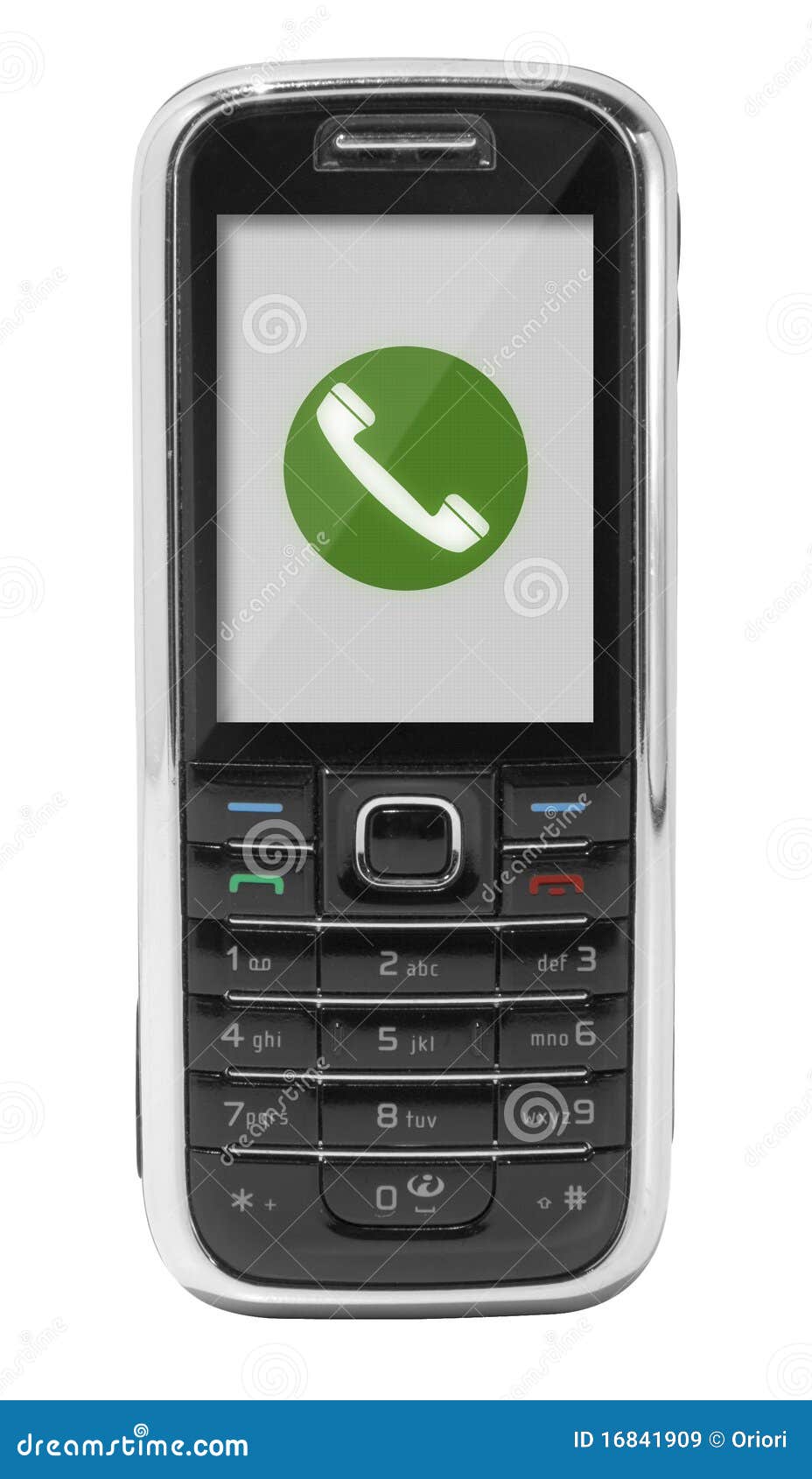 Mobile Phone with Call Icon Stock Image - Image of cell, connection ...