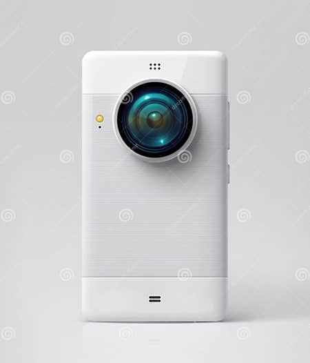 Mobile Phone Camera stock vector. Illustration of global - 55630367