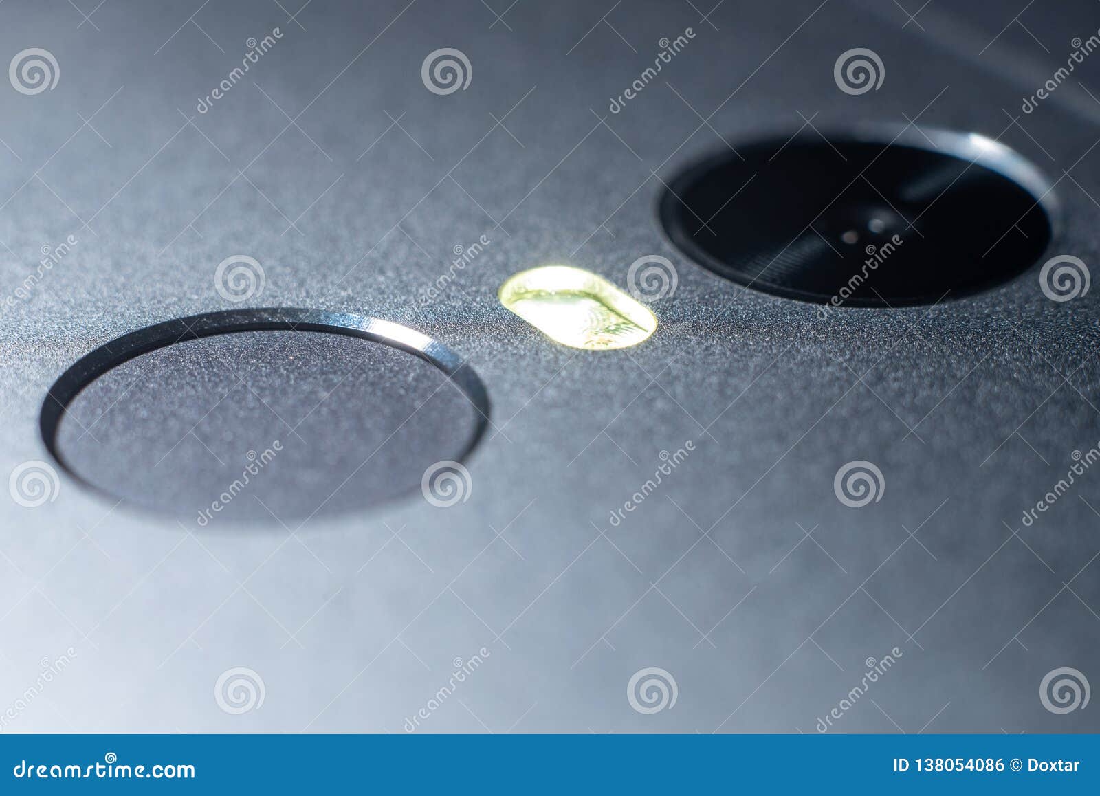 Mobile Phone Camera, Flash and Fingerprint Scanner Macro Technology ...