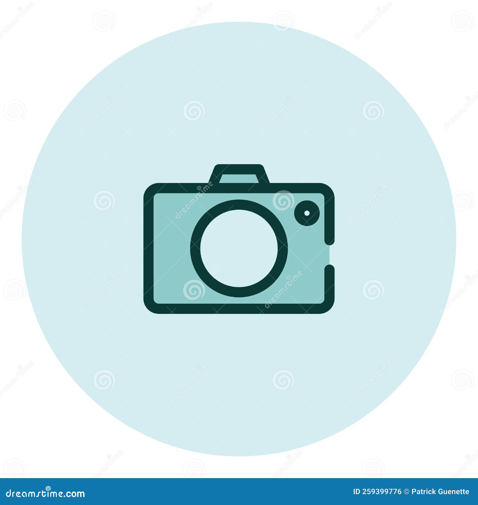 Mobile phone camera, icon stock vector. Illustration of smartphone ...