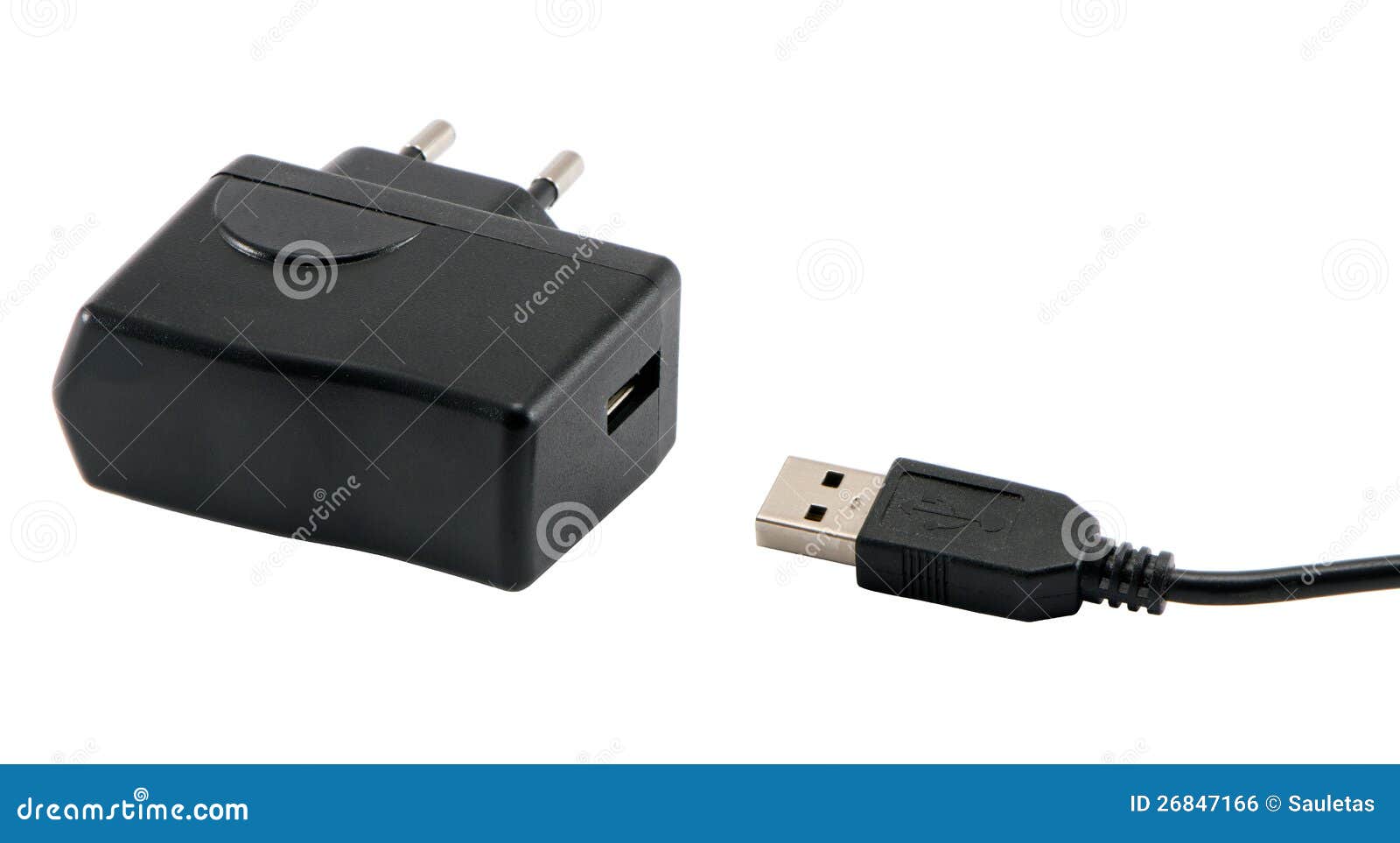 Mobile Phone Charger Usb Plug Standart Isolated Stock Photo - Image of ...