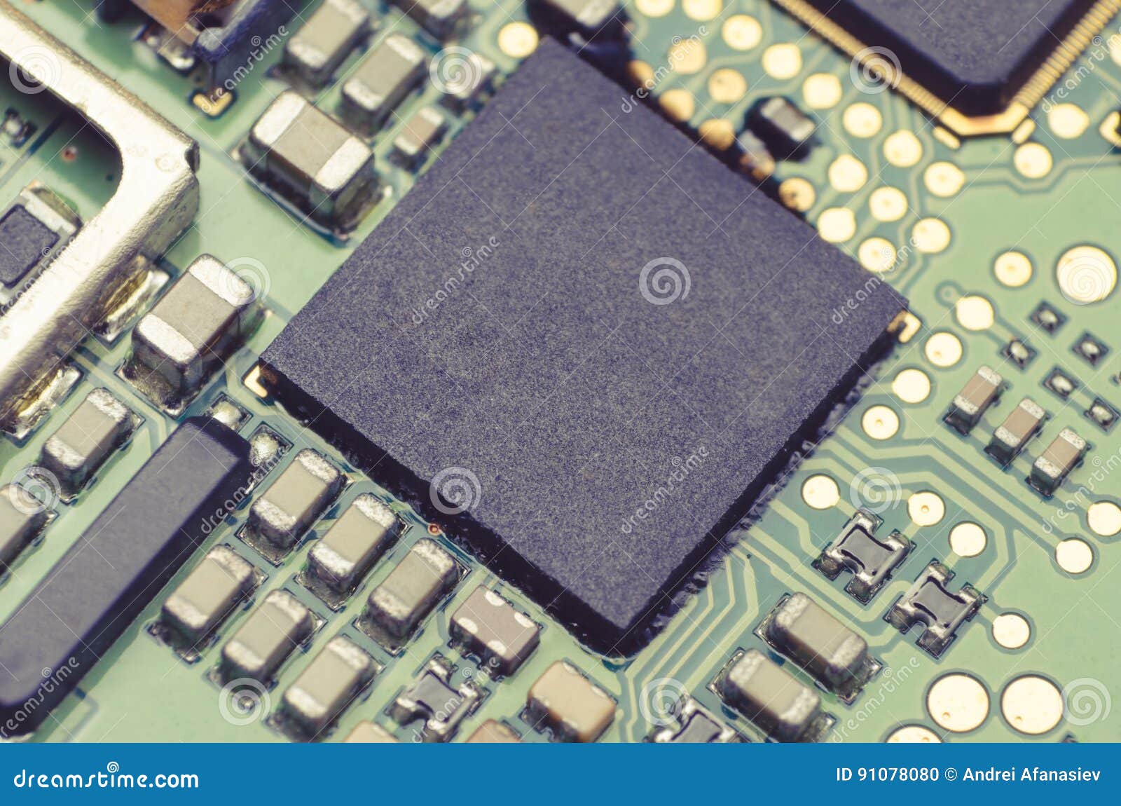 Mobile Phone Chip Background Close-up Stock Photo - Image of electrical ...