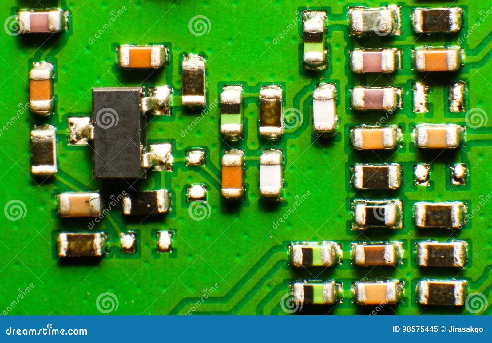Mobile phone chip, macro stock image. Image of macro - 98575445
