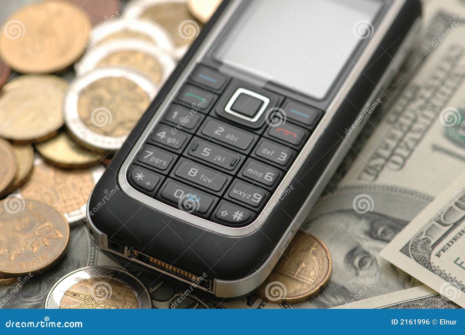 Mobile Phone with Coins and Do Stock Photo - Image of money, business ...