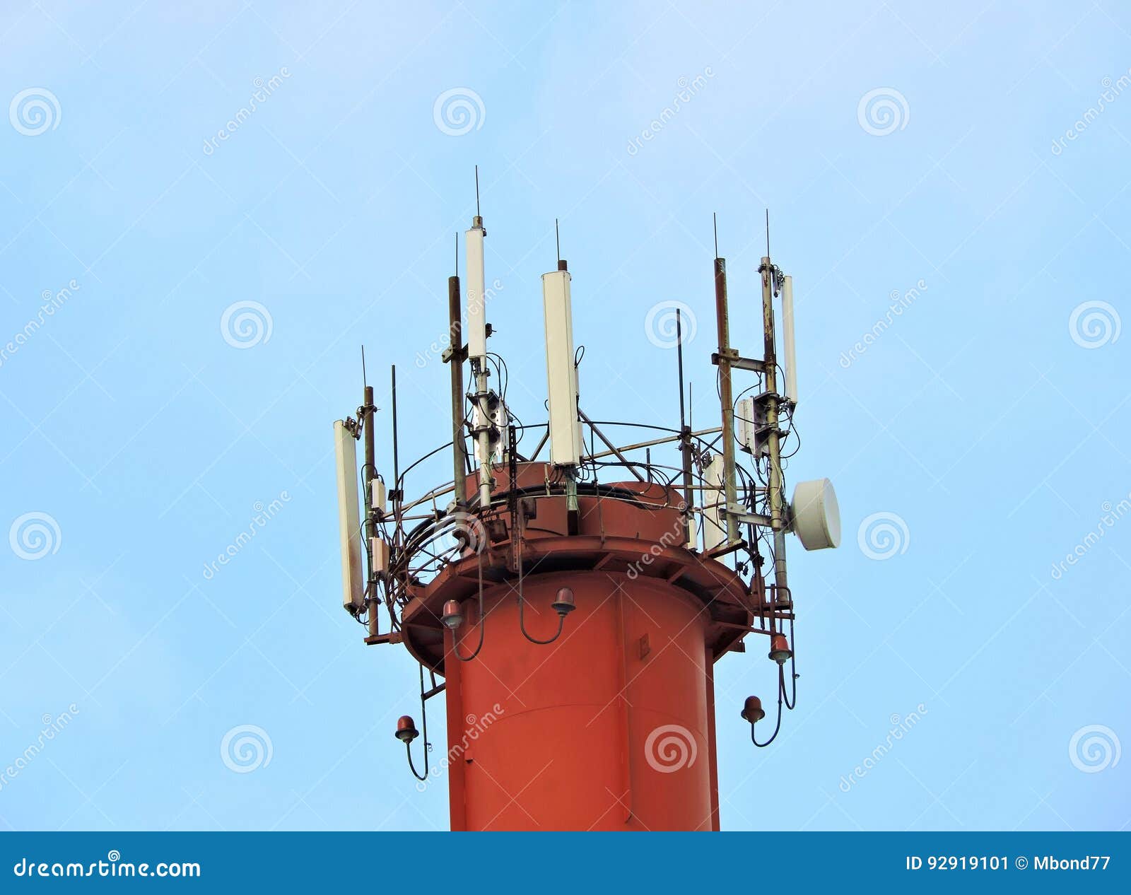 Mobile Phone Communication Celullar Radio Tower, Microwave Antenna ...