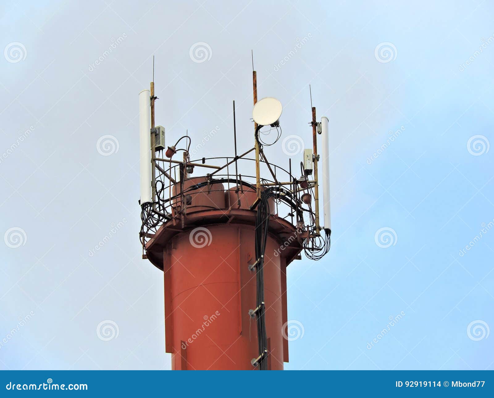 Mobile Phone Communication Celullar Radio Tower, Microwave Antenna ...