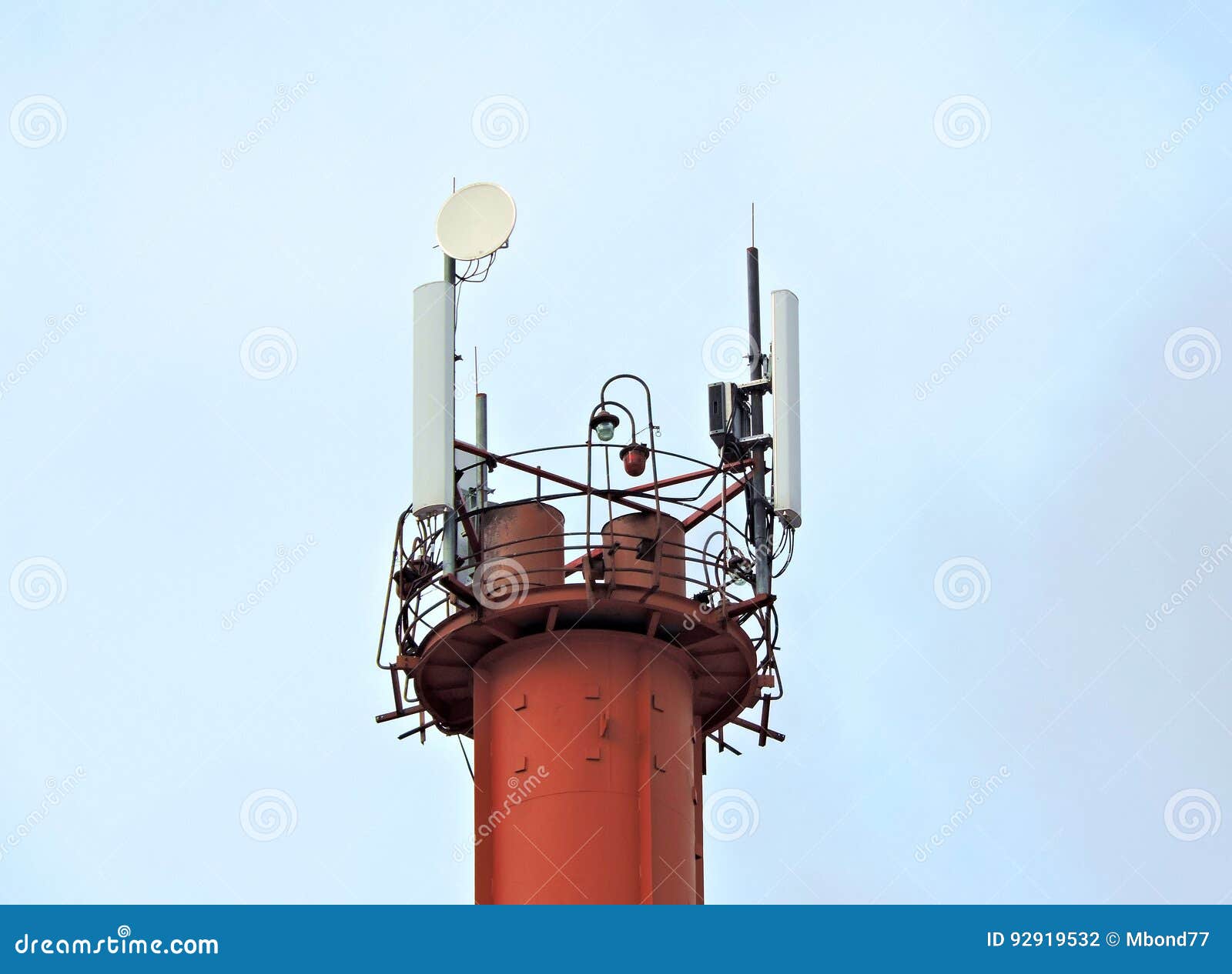 Mobile Phone Communication Celullar Radio Tower, Microwave Antenna ...