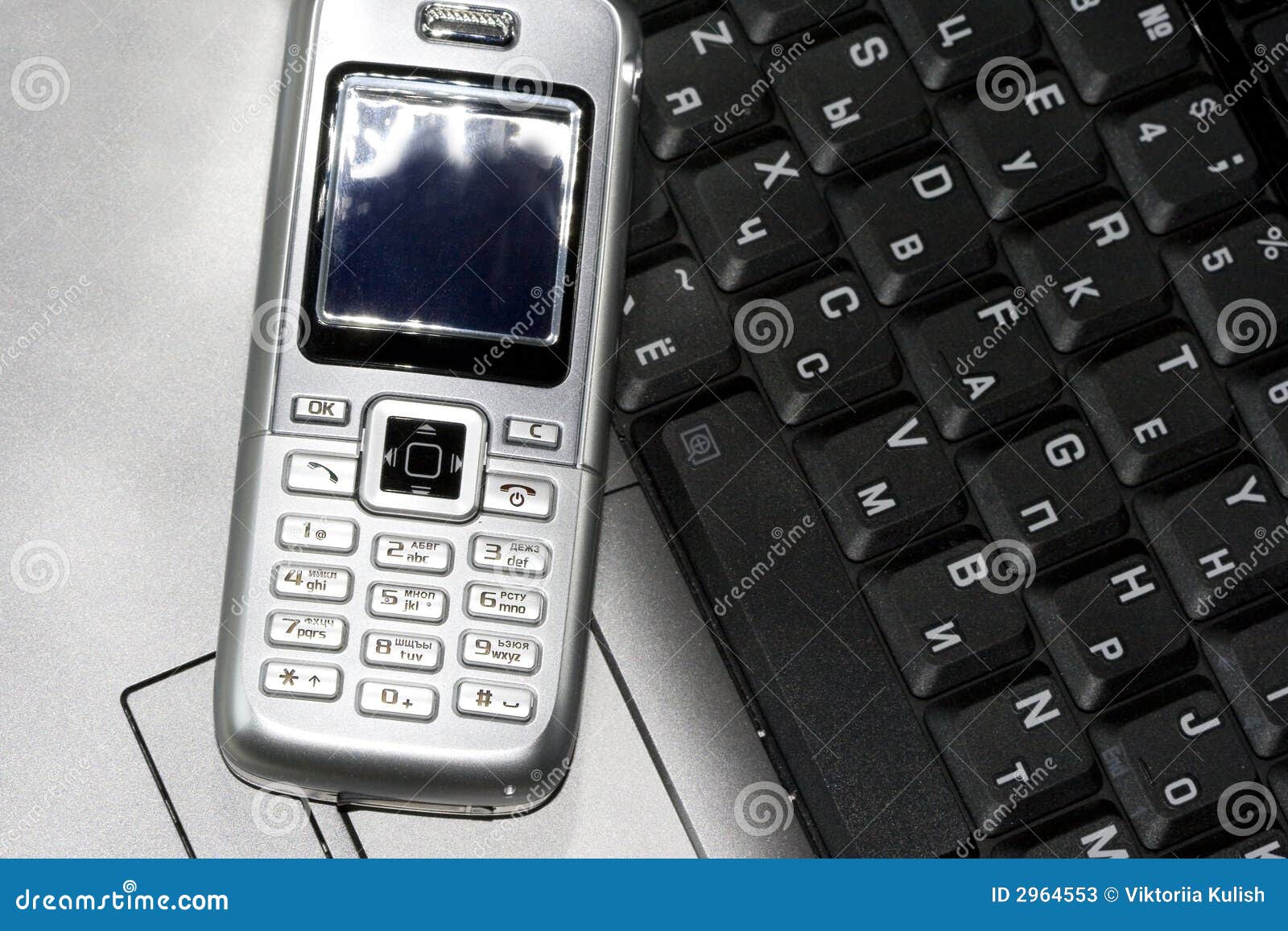 Mobile phone and computer stock image. Image of laptop - 2964553