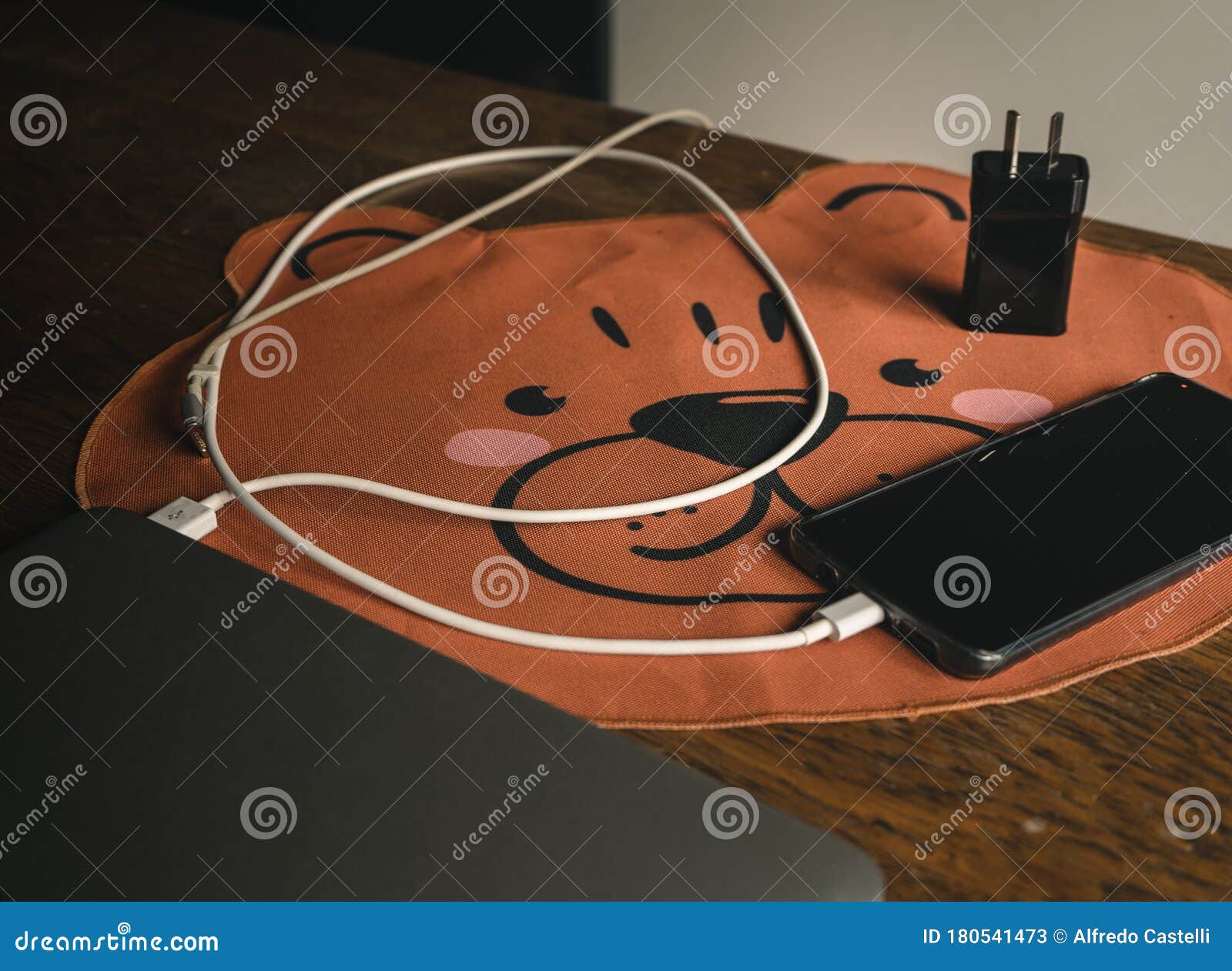 Cellphone Connected To Computer Stock Image - Image of phone, laptop ...