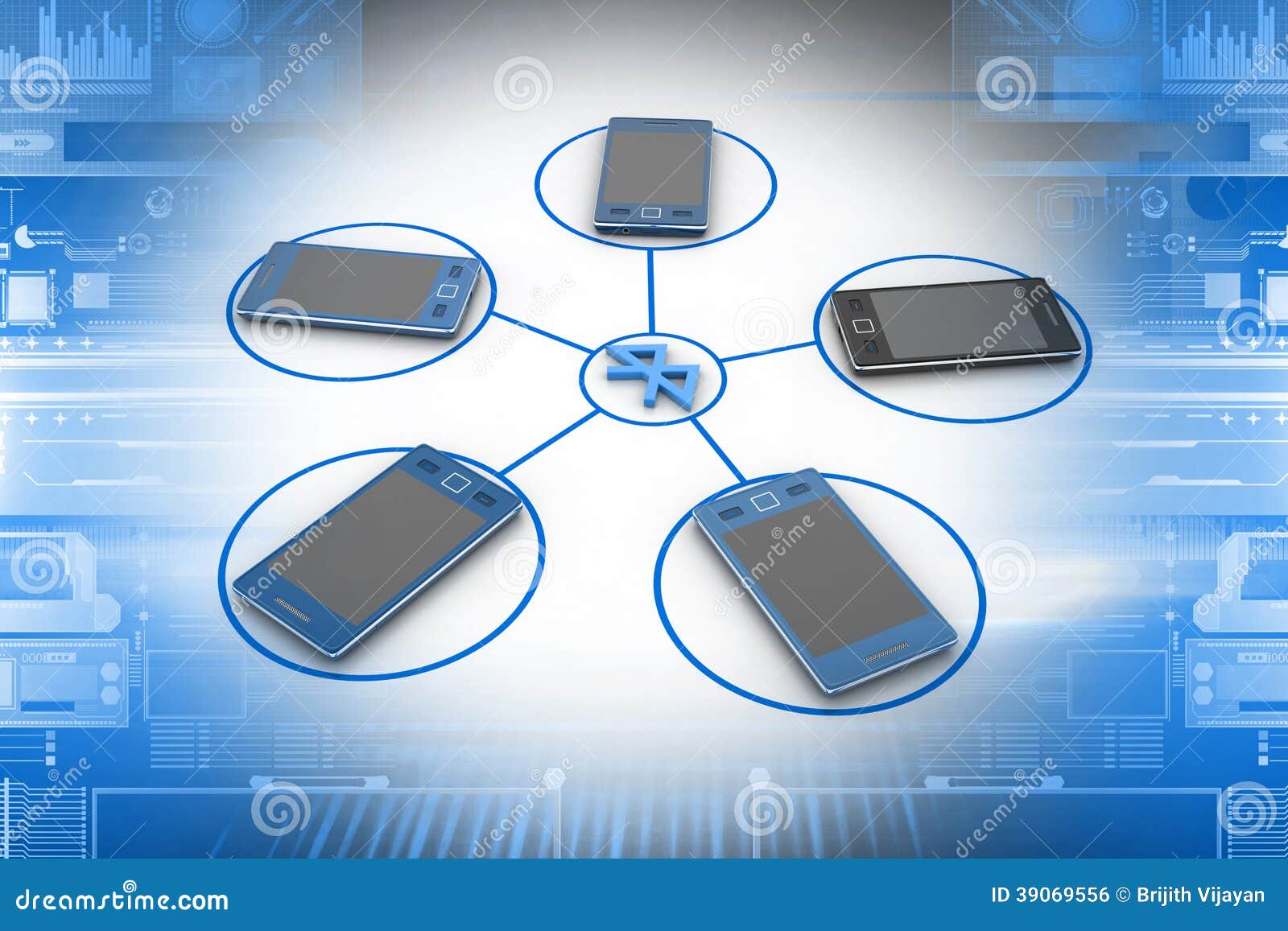 Mobile phone connectivity stock illustration. Illustration of business ...