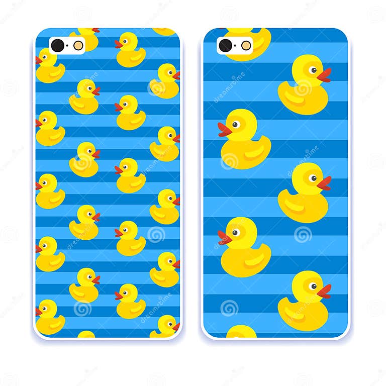 Mobile Phone Cover Back Pattern, Template. Vector Illustration ...