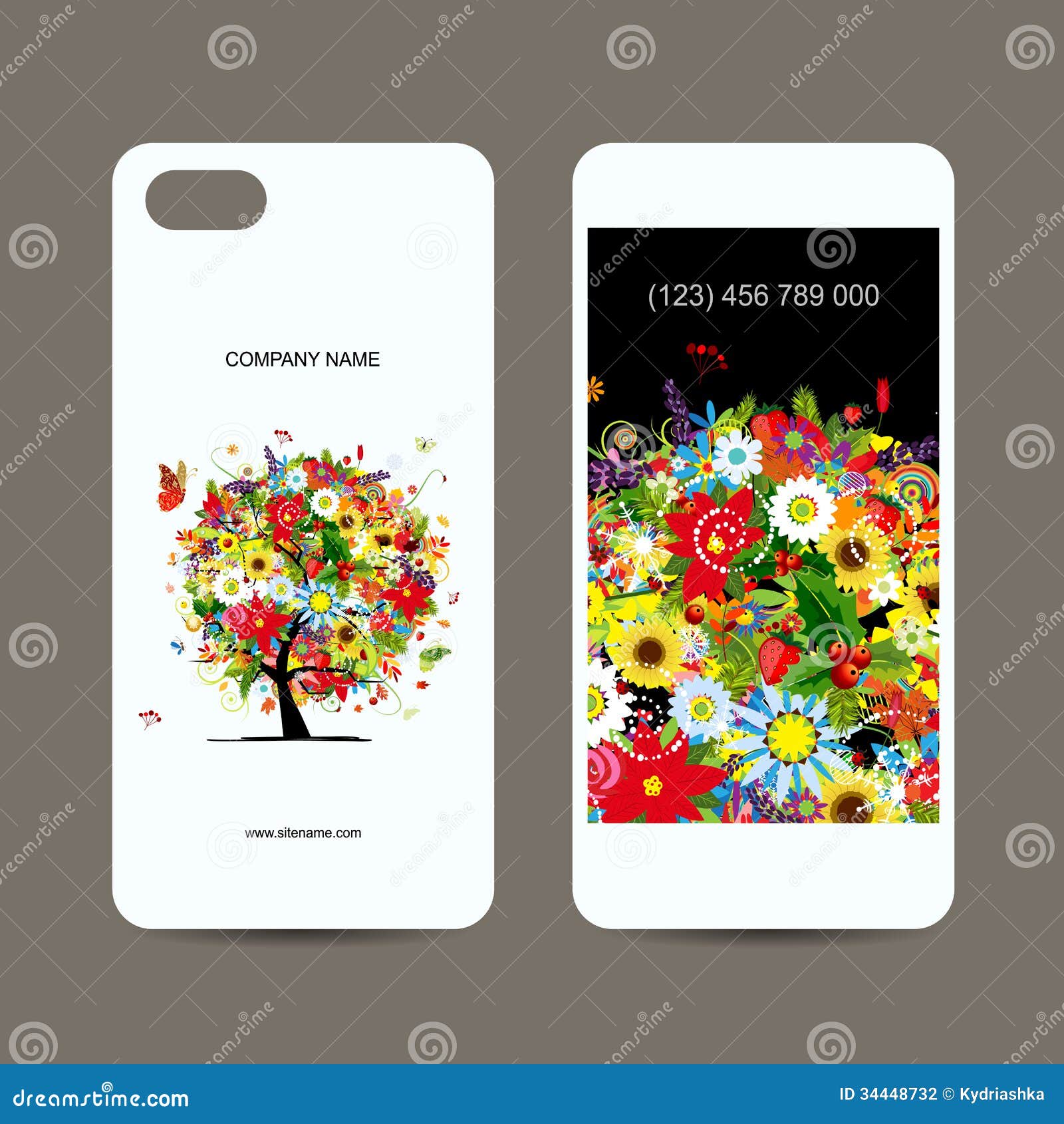 Floral Screen Patterns Design Cdr File Vector Illustration ...