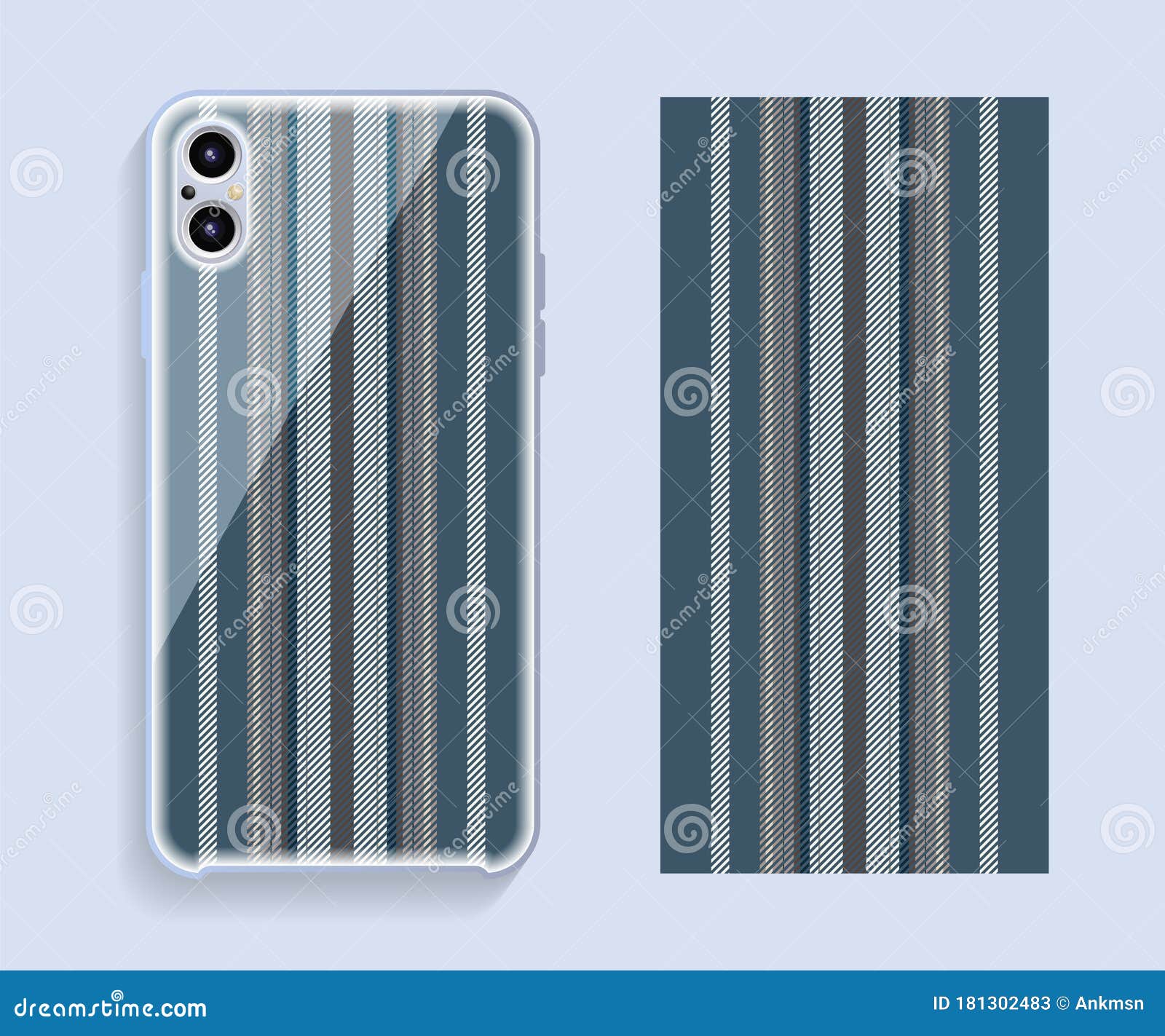 Mobile Phone Cover Design. Template Smartphone Case Vector Pattern ...