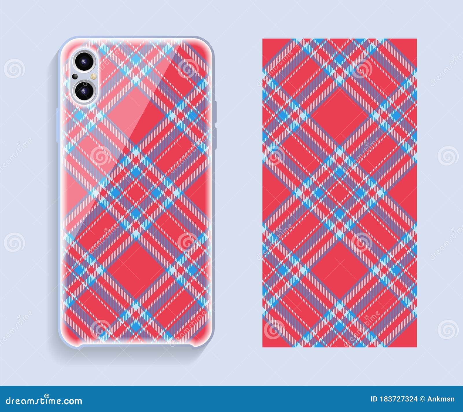 Mobile Phone Cover Design. Template Smartphone Case Vector Pattern ...