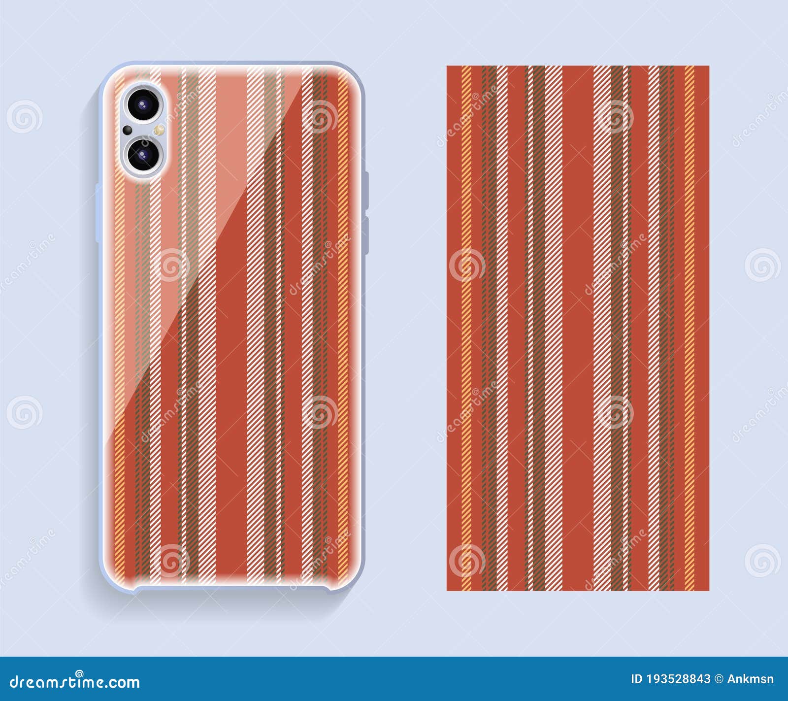 Mobile Phone Cover Design. Template Smartphone Case Vector Pattern ...