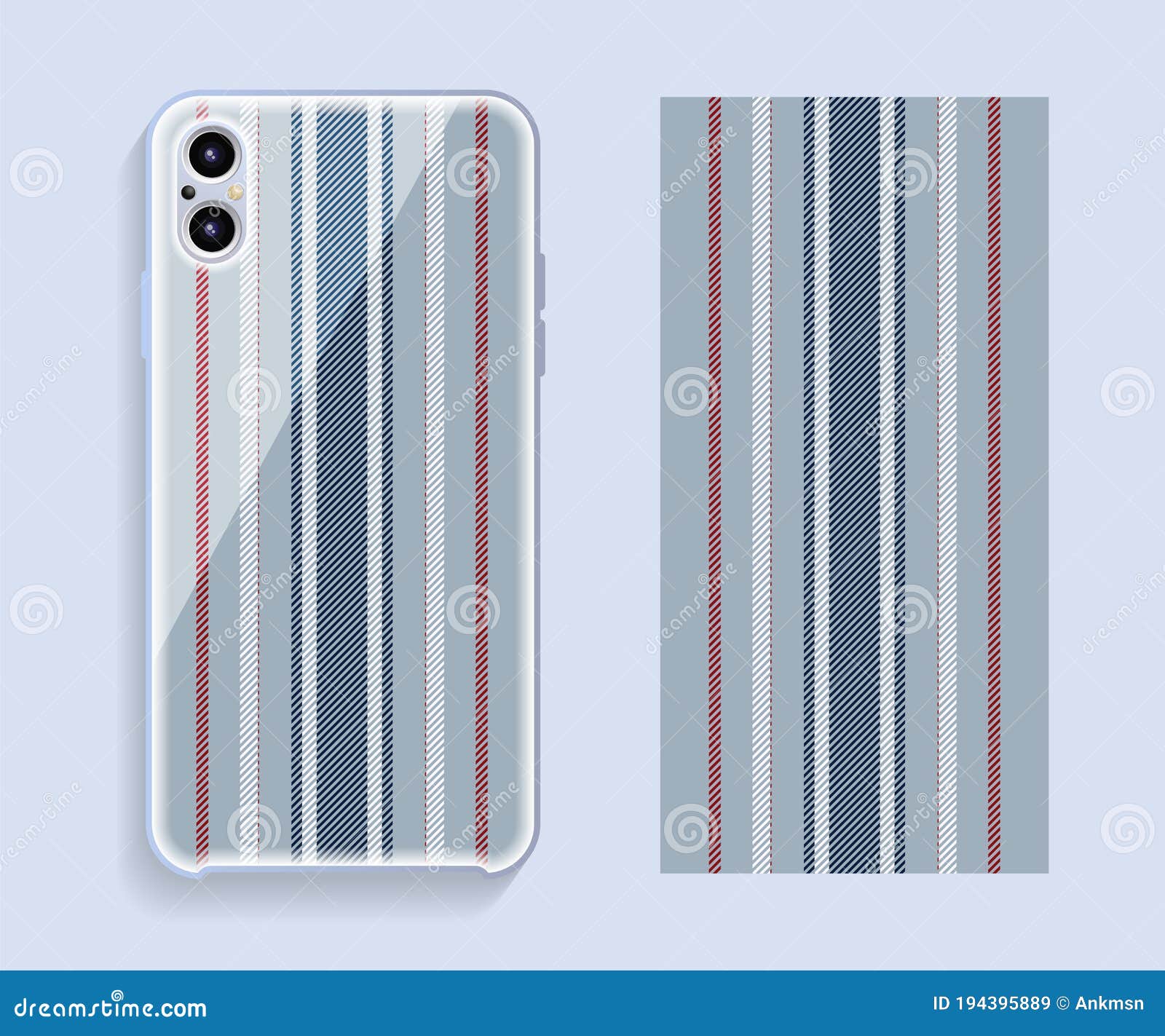 Mobile Phone Cover Design. Template Smartphone Case Vector Pattern ...
