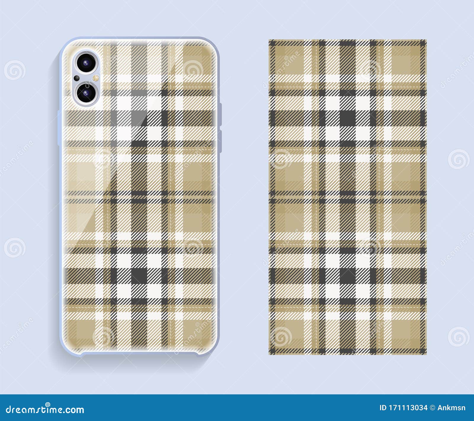 Mobile Phone Cover Design. Template Smartphone Case Vector Pattern ...