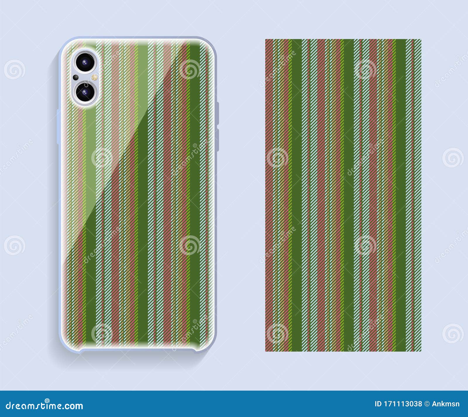 Mobile Phone Cover Design. Template Smartphone Case Vector Pattern ...