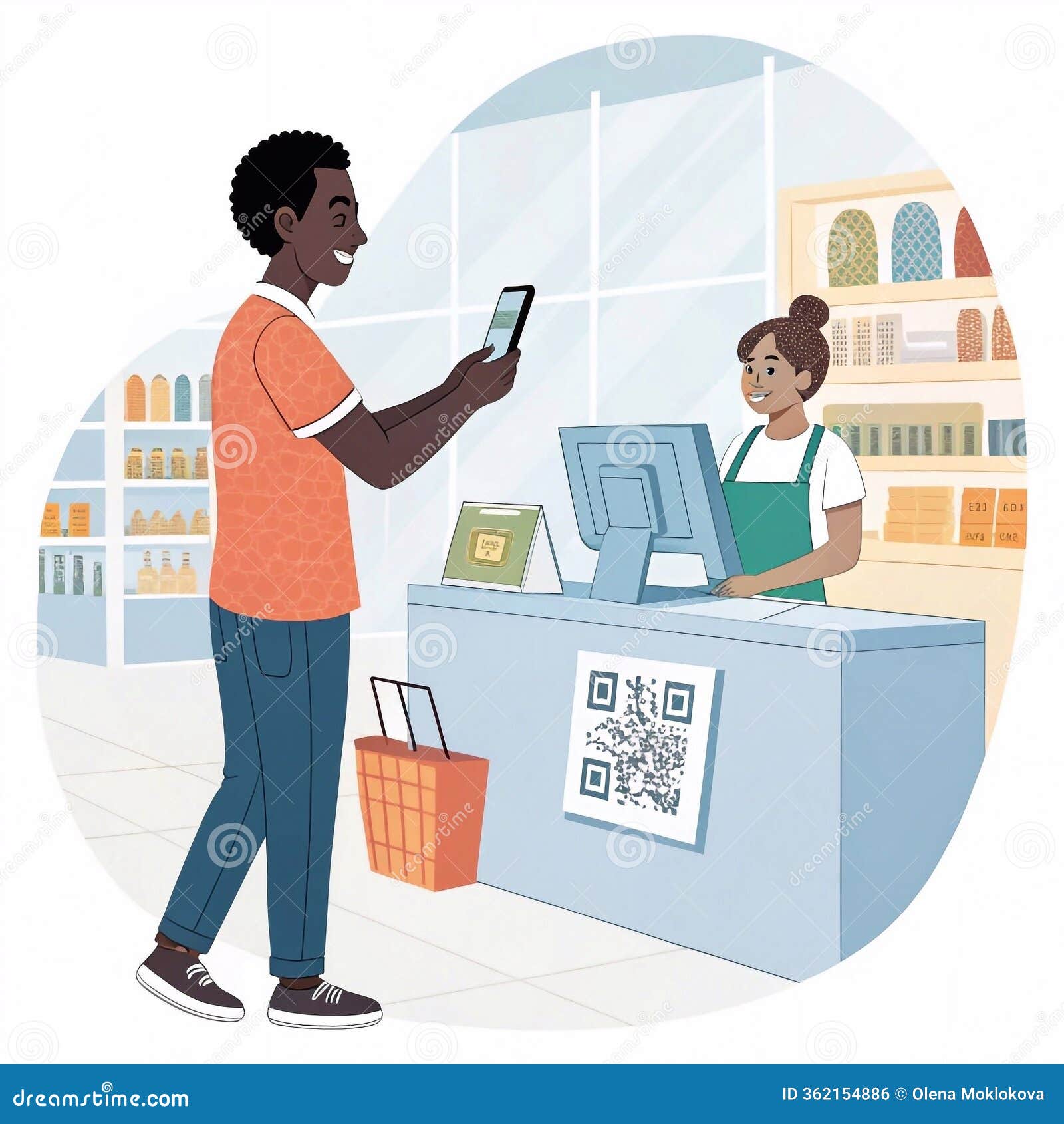 Hands Scanning QR Code On Smartphone Screens Electronic Digital ...