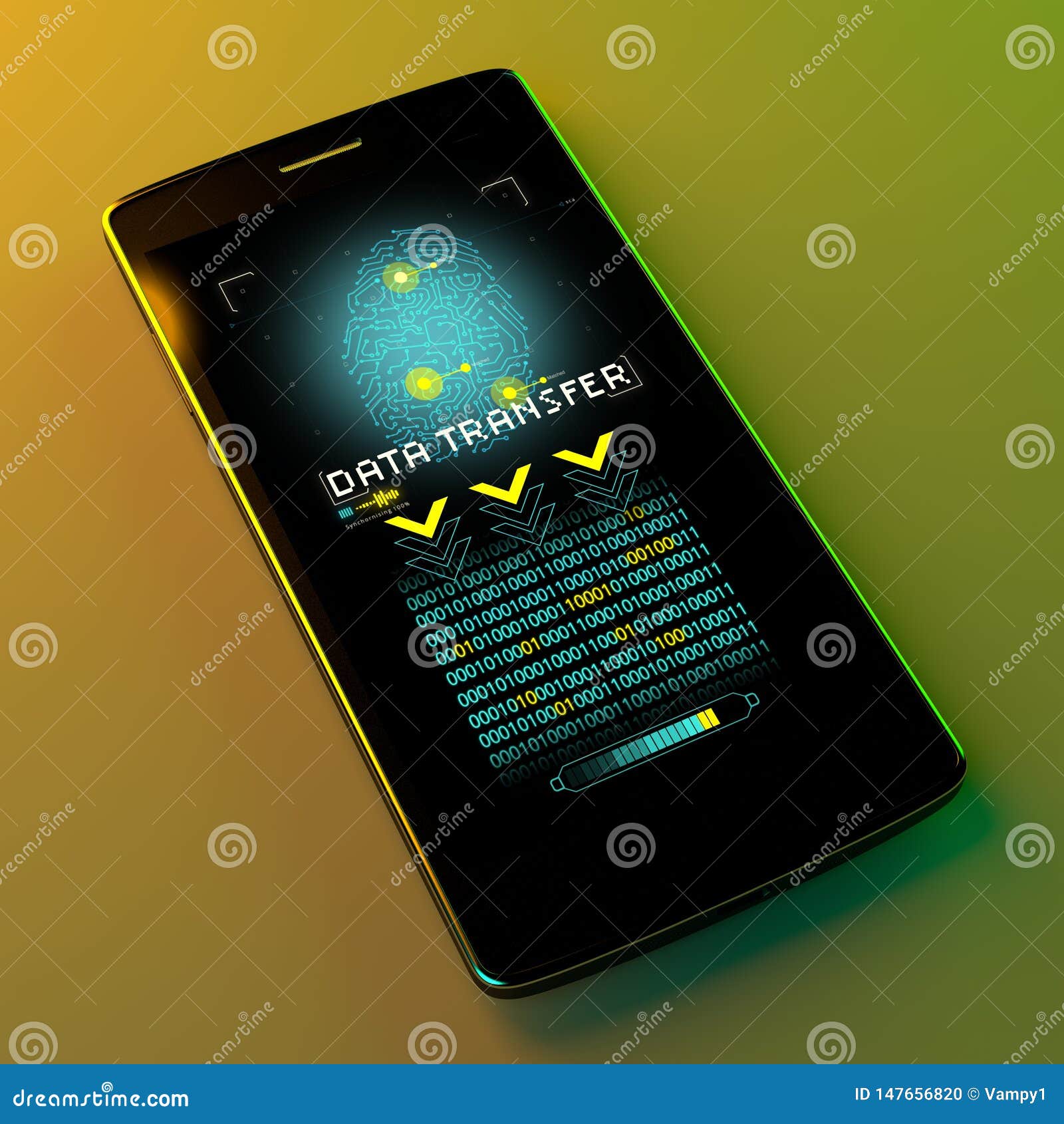 Mobile Phone, Data Transfer, Backup, Hacking. Privacy Violation ...