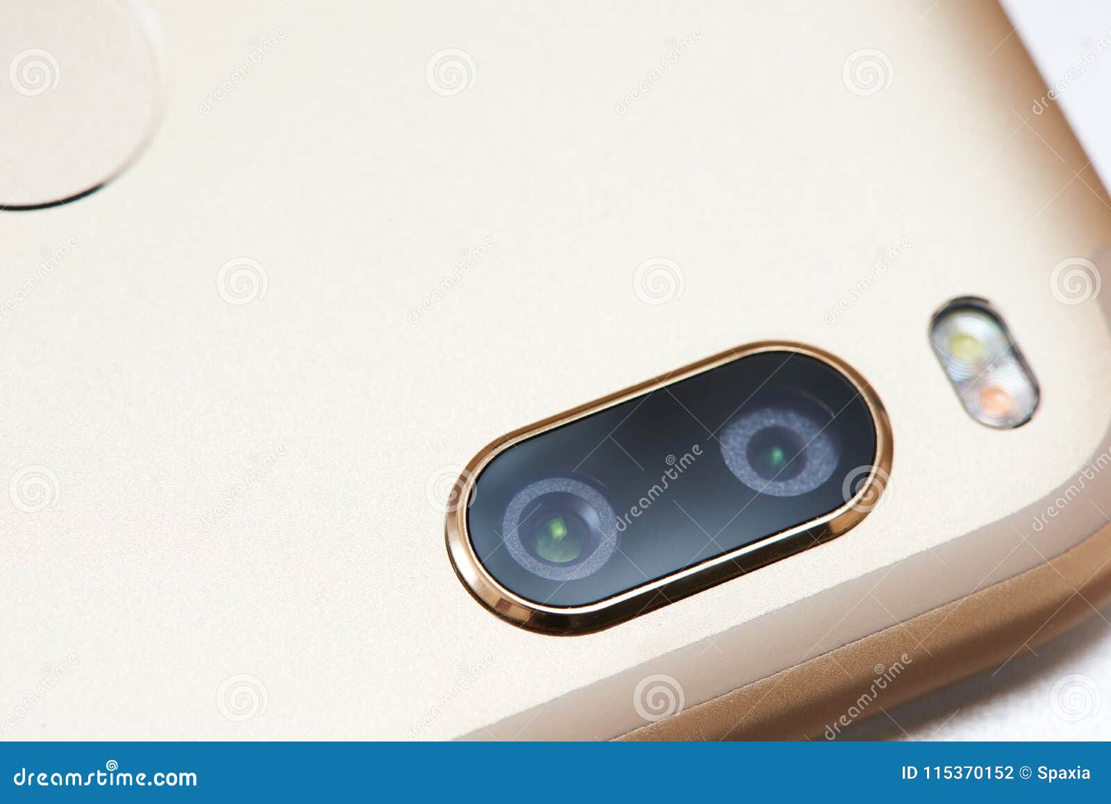 Mobile Phone Dual Camera stock photo. Image of plain - 115370152