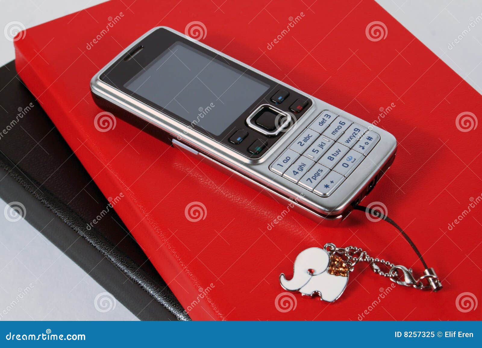 Mobile Phone With Fancy Accessory Royalty Free Stock Photo - Image: 8257325