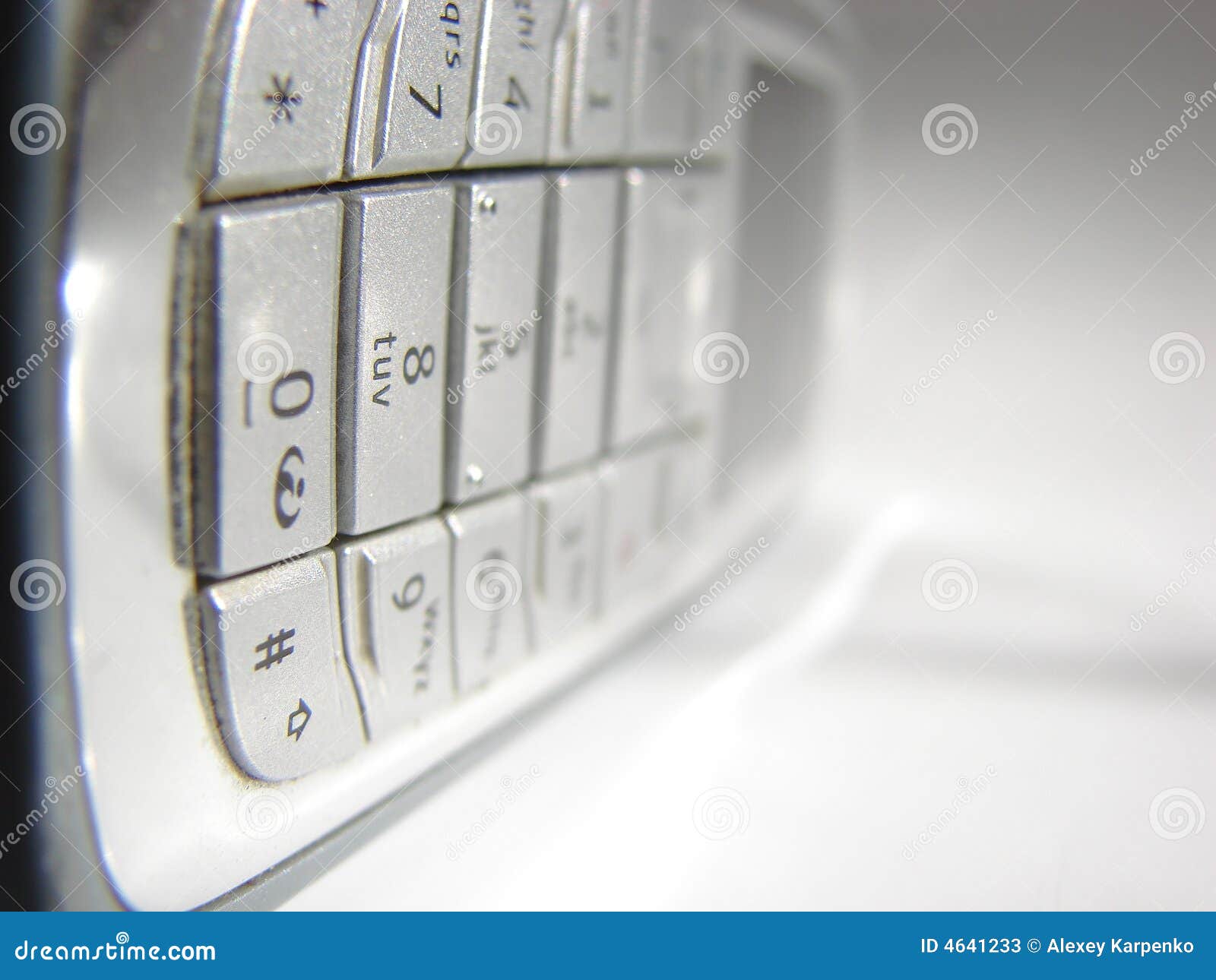 Mobile phone in fog stock image. Image of device, white - 4641233