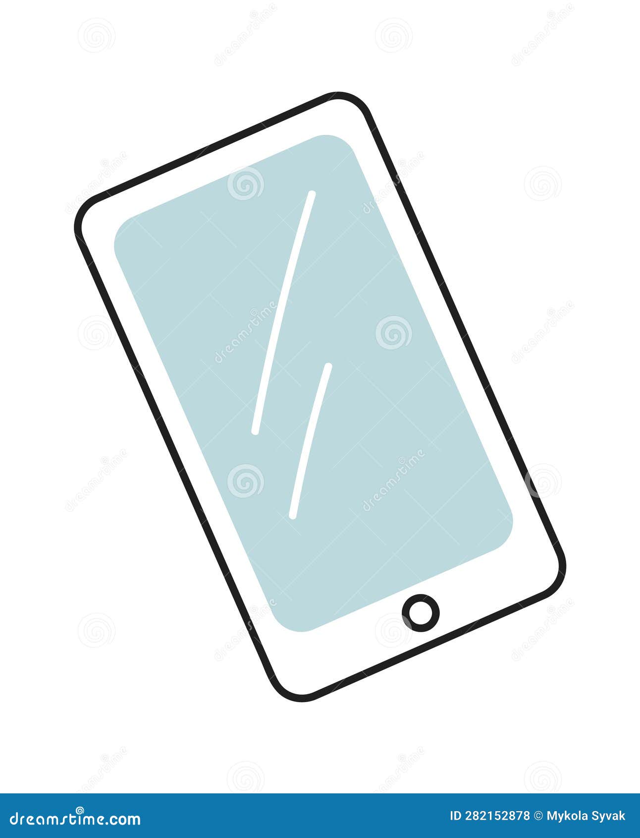 Mobile Phone Gadget stock vector. Illustration of mobile - 282152878