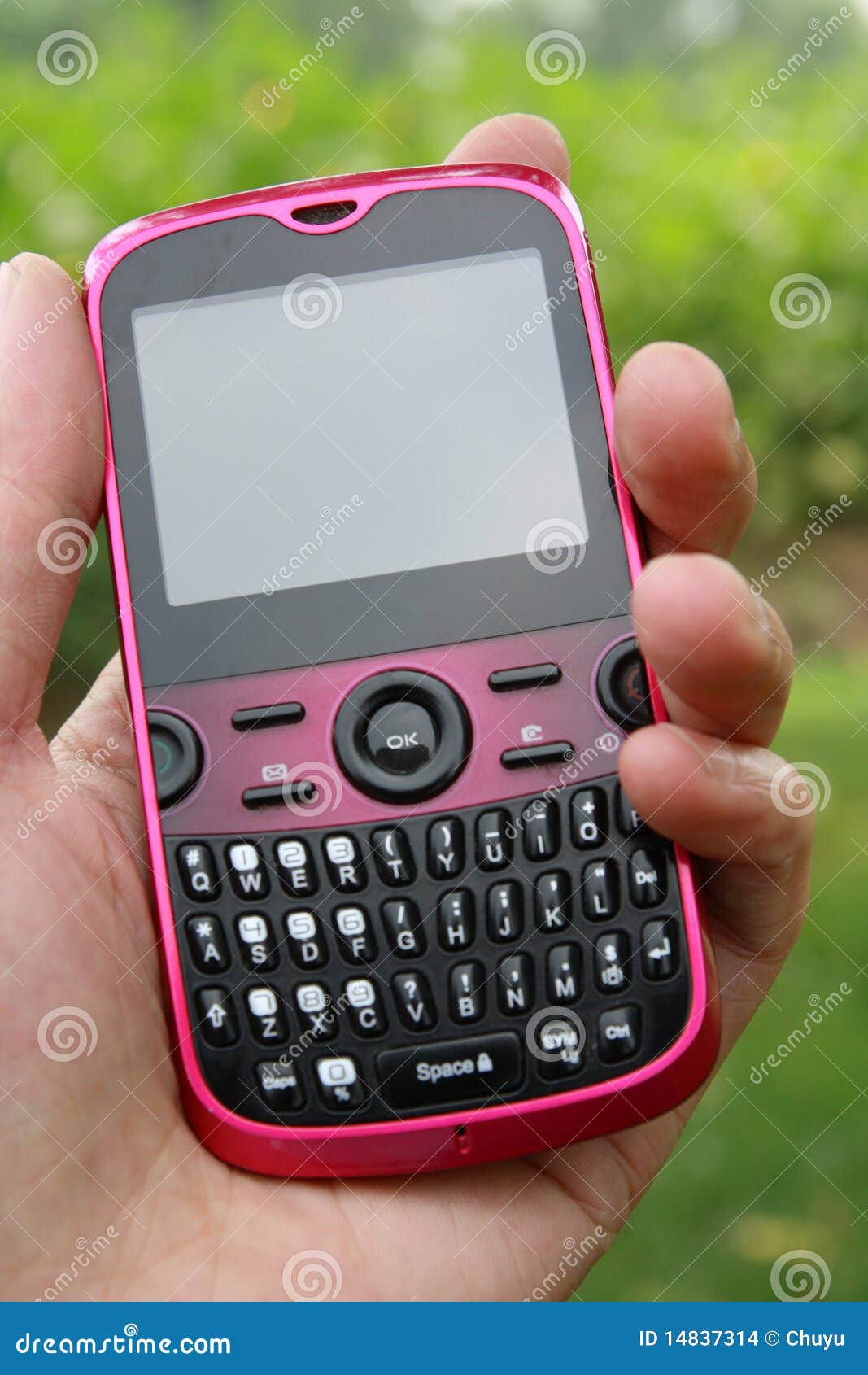 Mobile phone in hand stock photo. Image of call, wireless - 14837314