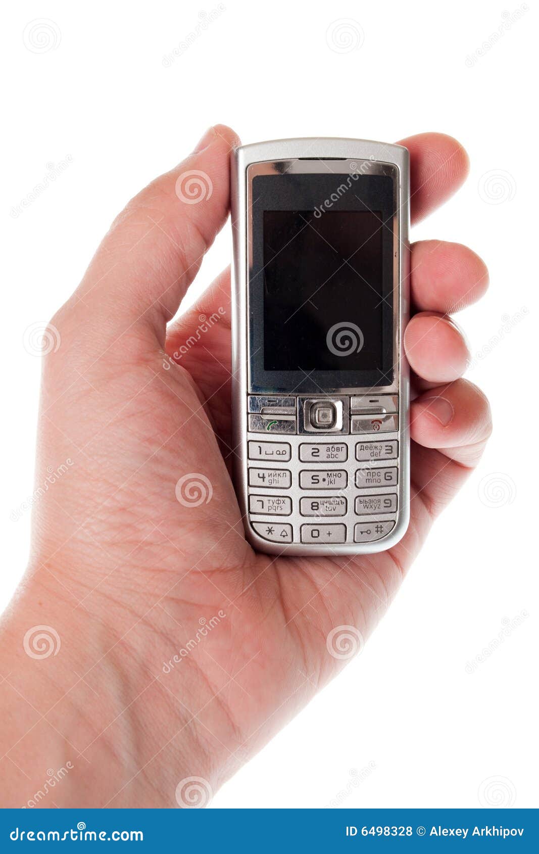Mobile Phone in hand stock photo. Image of communication - 6498328