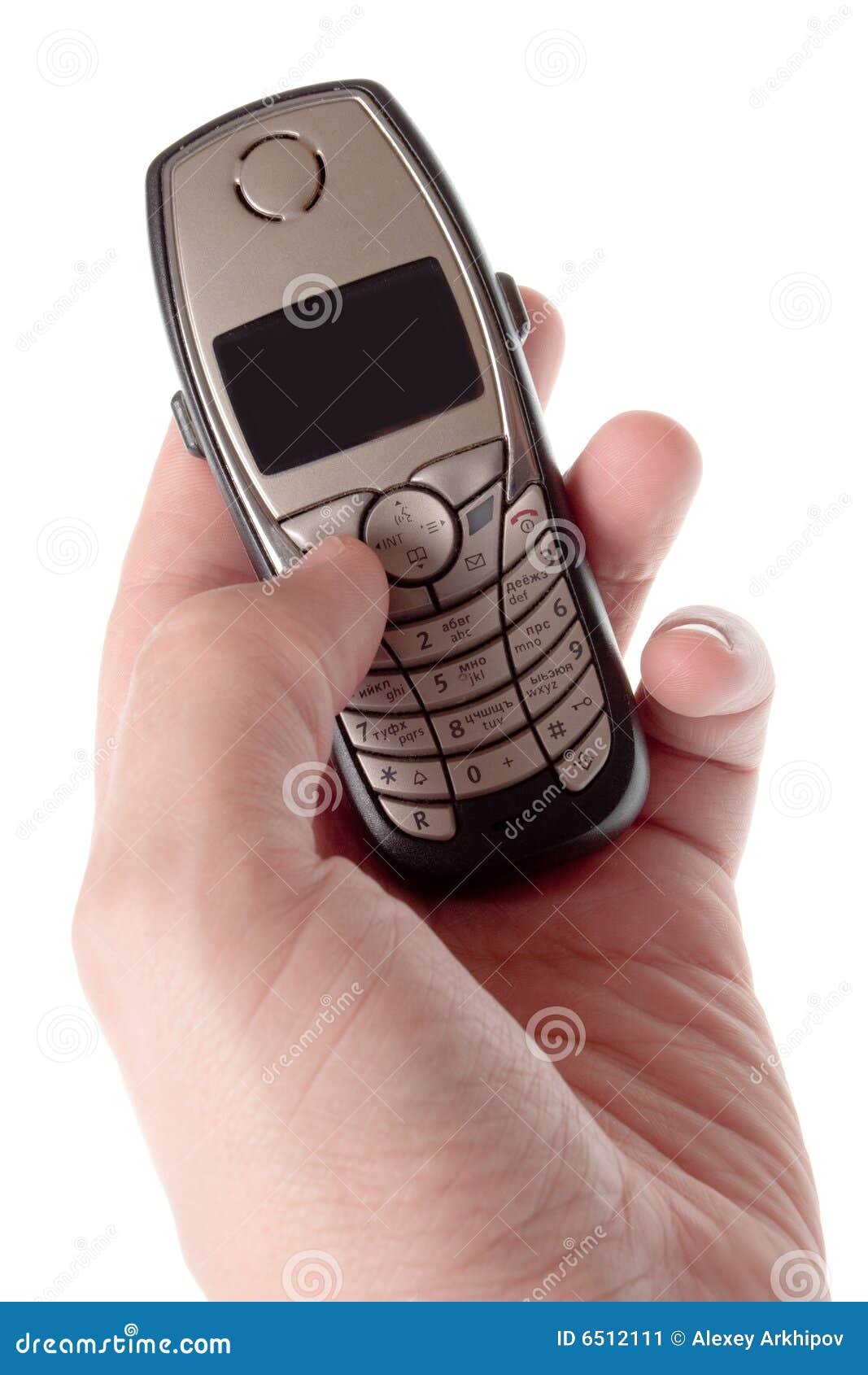 Mobile Phone in hand stock image. Image of communication - 6512111
