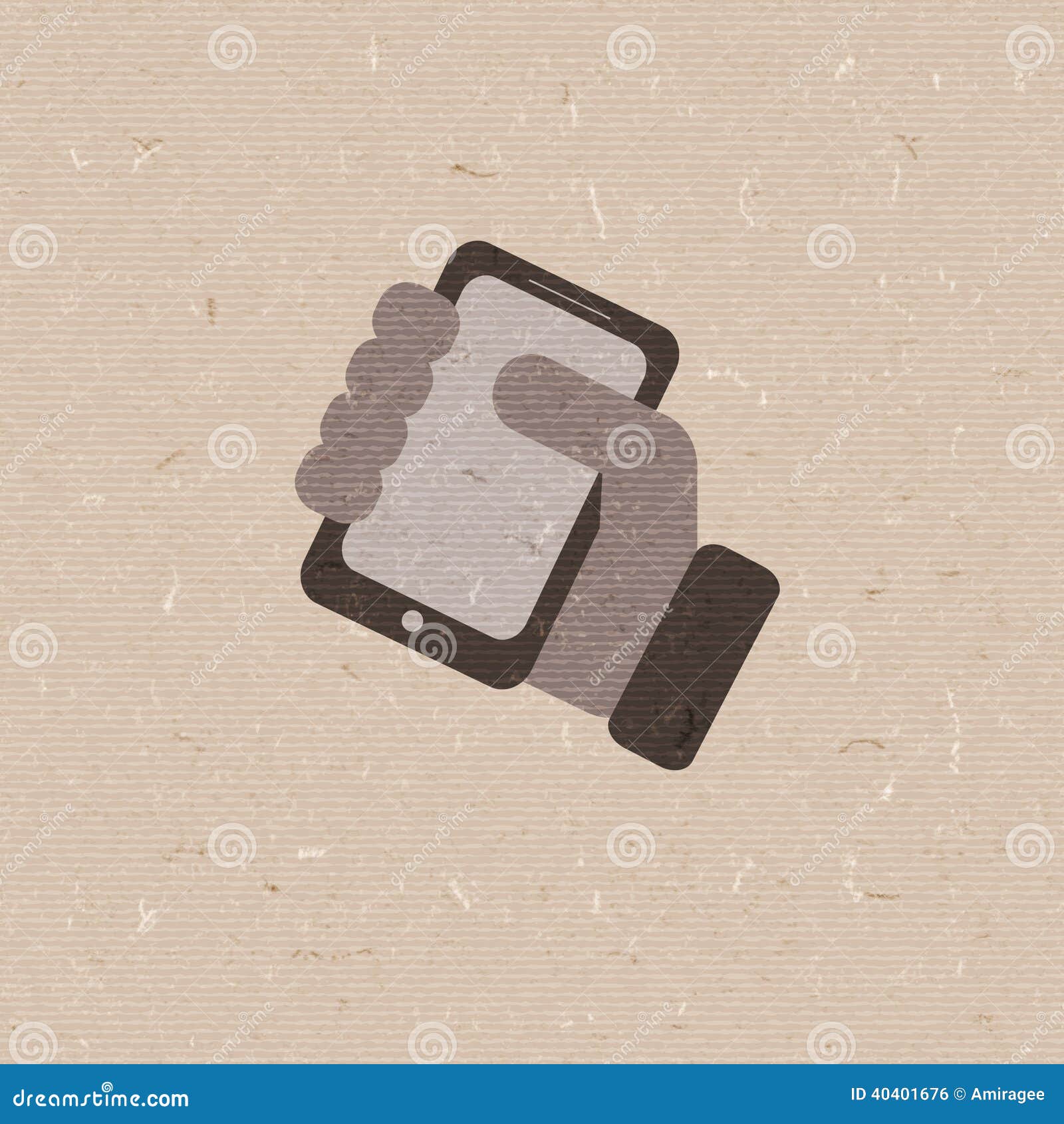 Mobile phone in hand icon stock vector. Illustration of mobile - 40401676 Mobile phone in hand icon stock vector. Illustration of mobile - 40401676