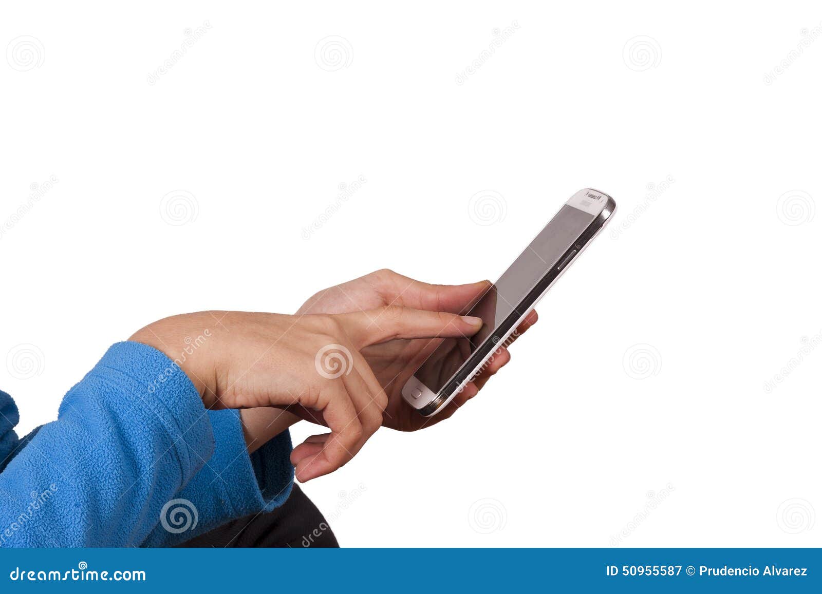 Mobile phone stock image. Image of access, pressing, typing - 50955587